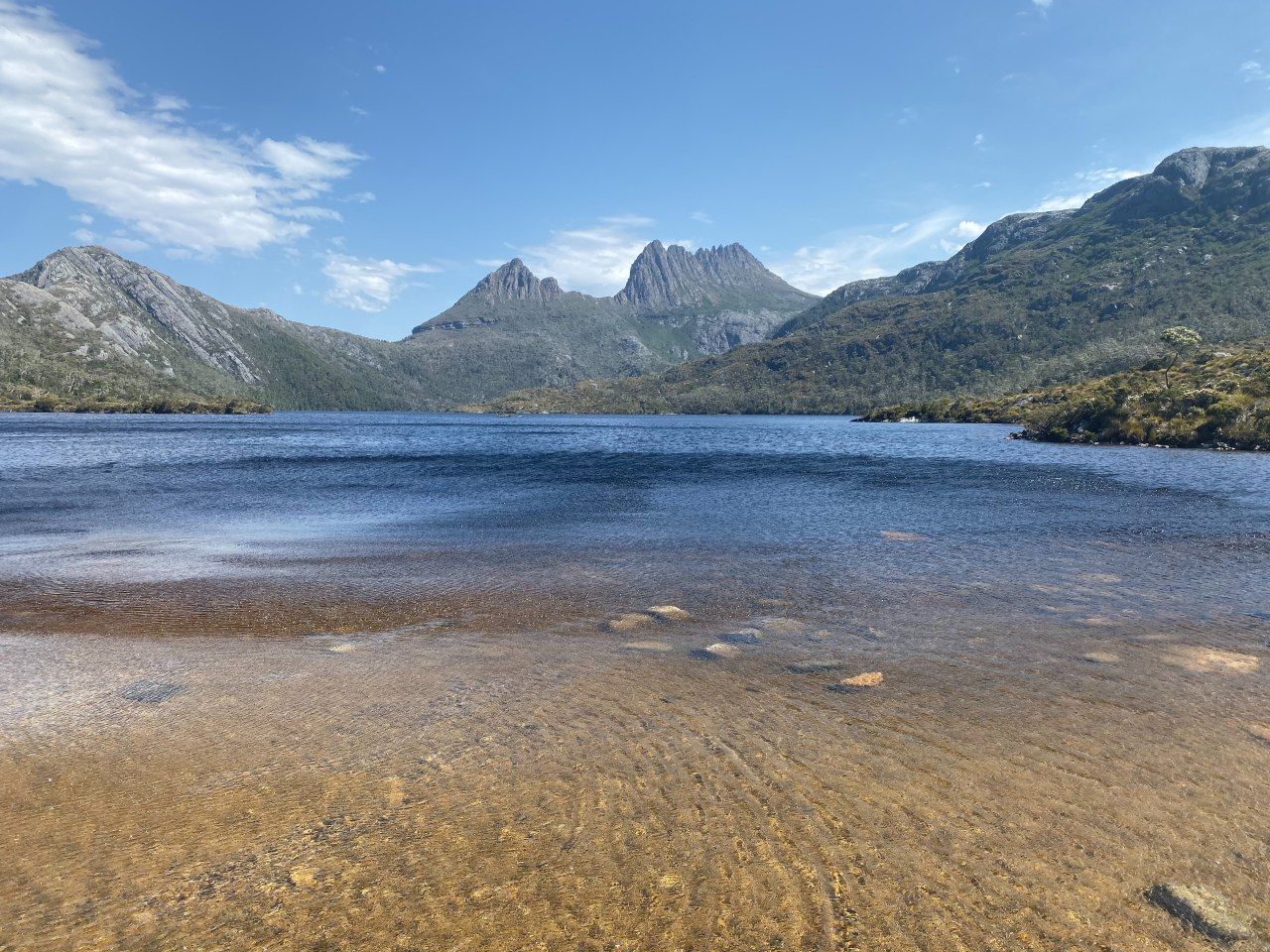 Cradle Mountain in the Central Highlands Region, Tasmania, Australia! Named after its ...