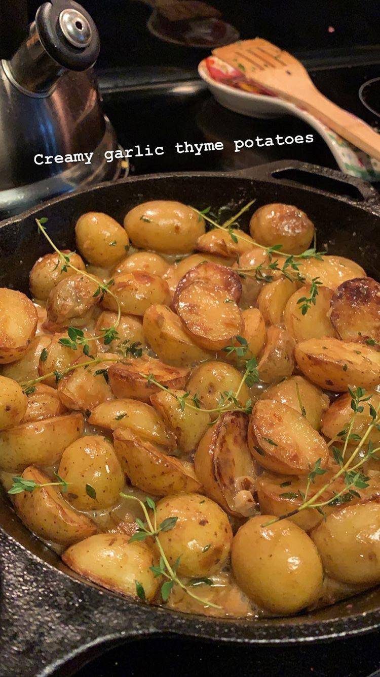 [homemade]Creamy garlic thyme potatoes | Scrolller