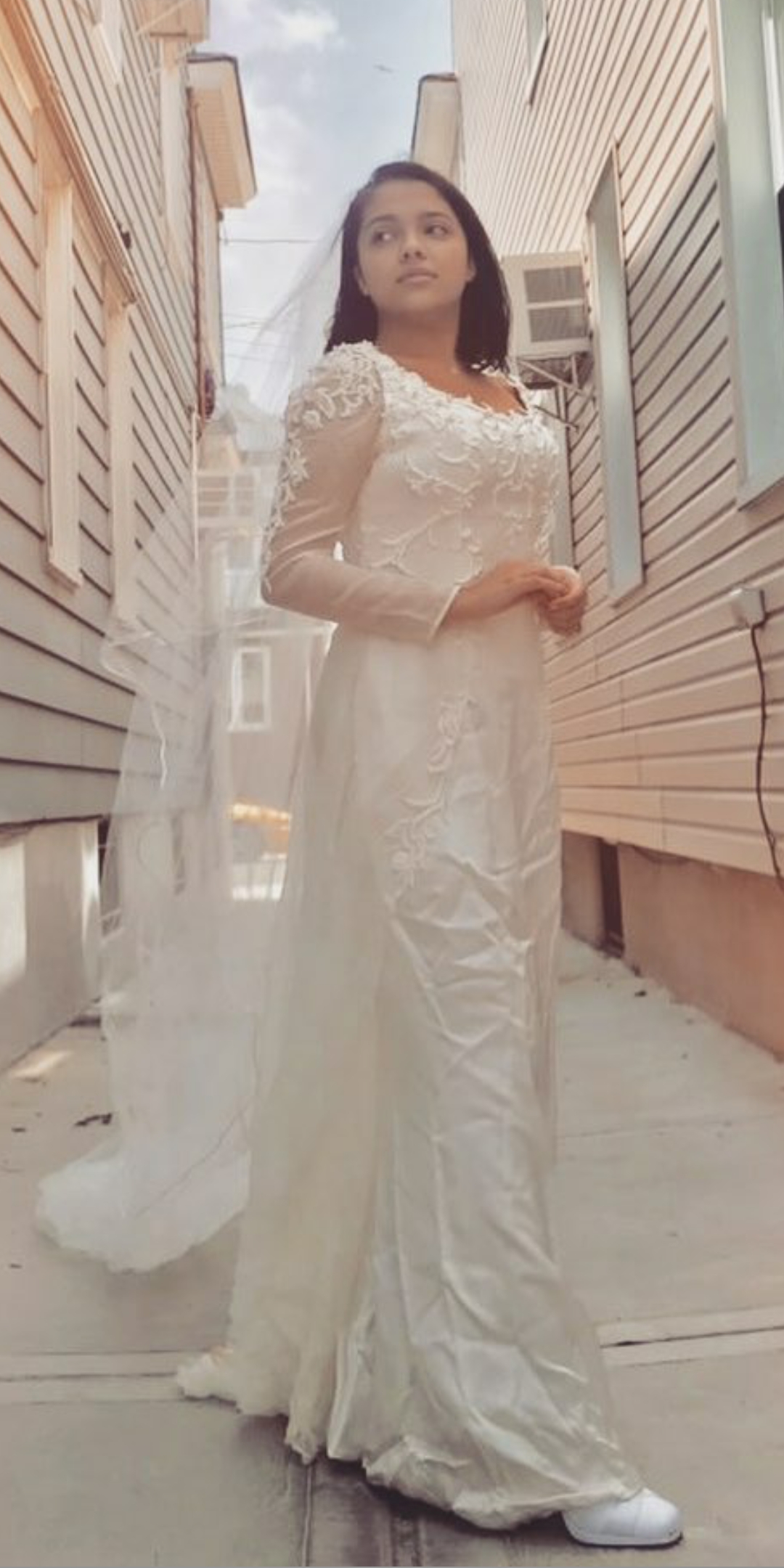 Cree Cicchino in a wedding dress | Scrolller