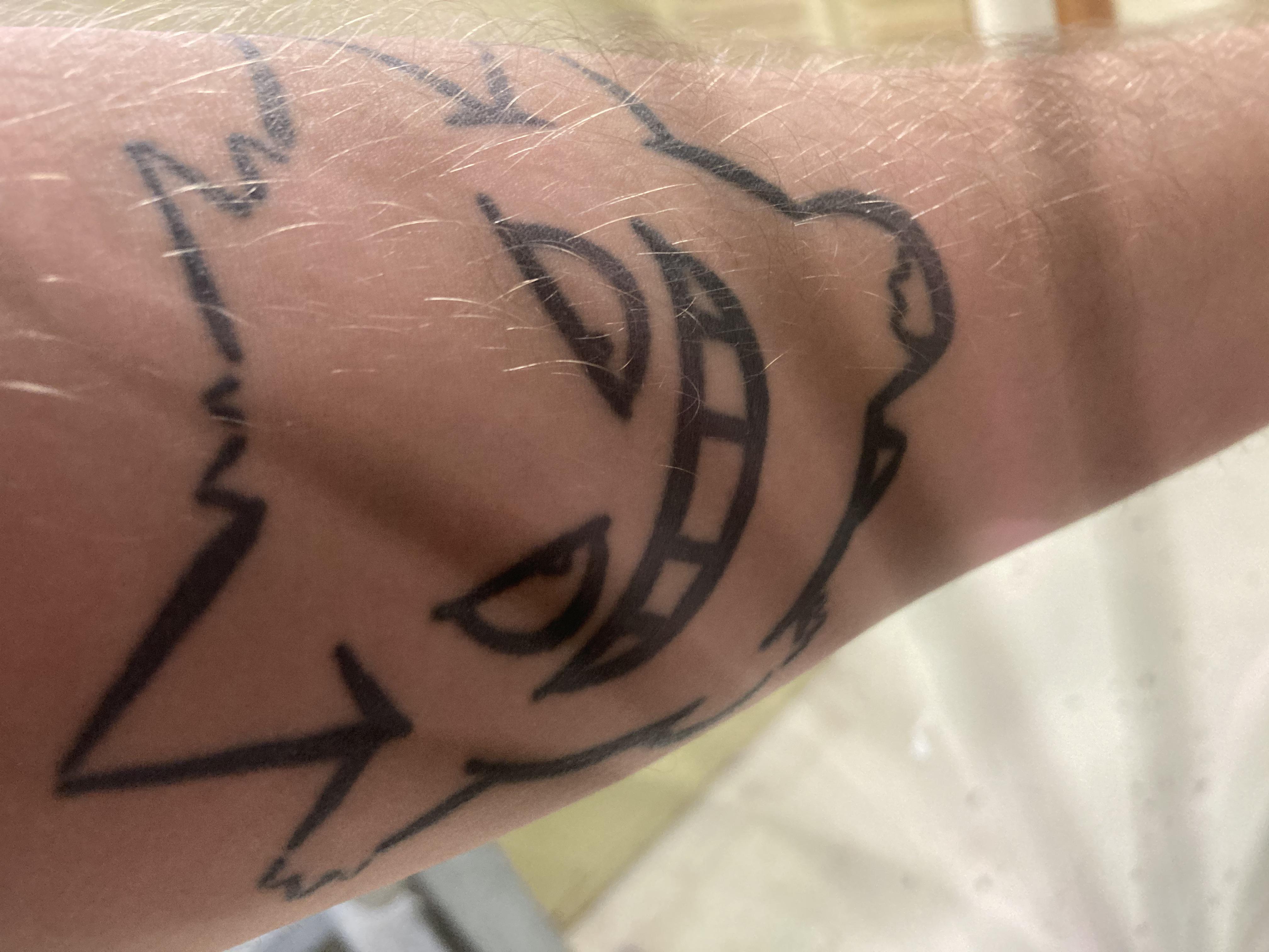 Cross Post Of My First Tattoo Gengar Scrolller