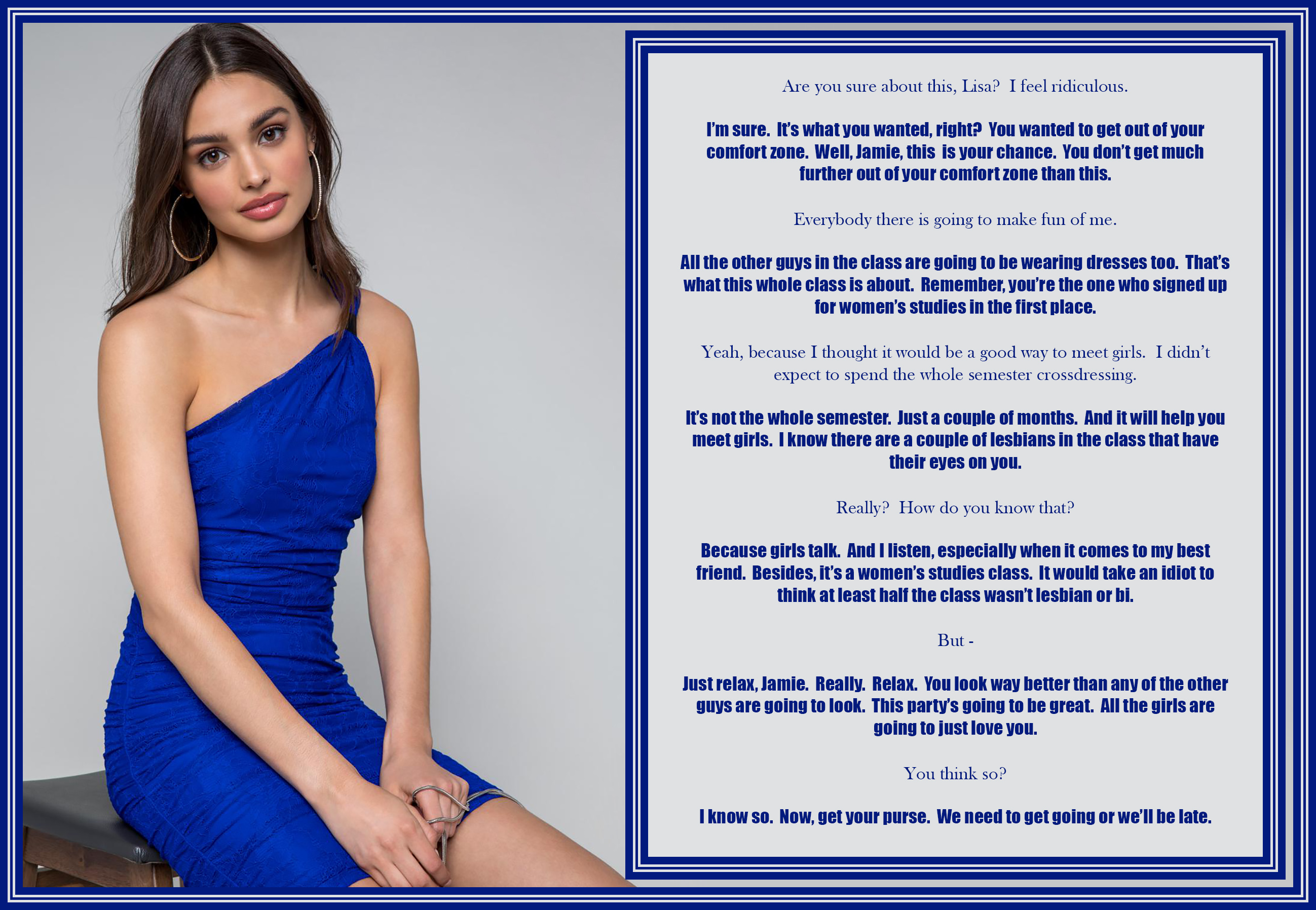 Crossdressing Caption - Women's Studies | Scrolller