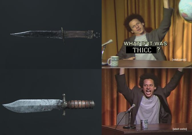 Crytek making the new knife. | Scrolller