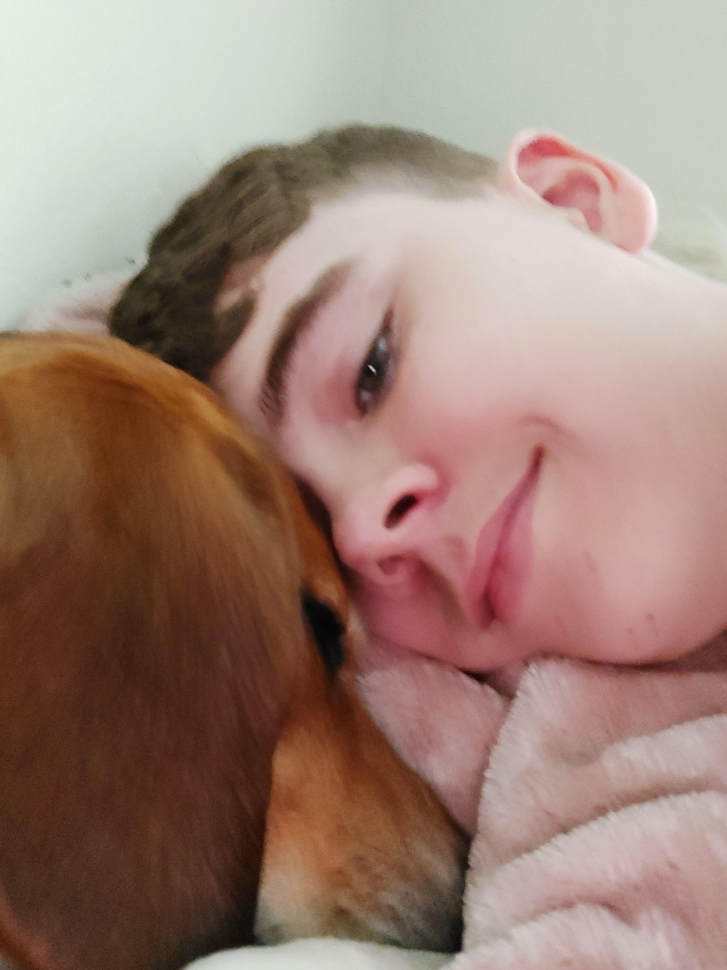 Cuddling with my spoiled dog | Scrolller