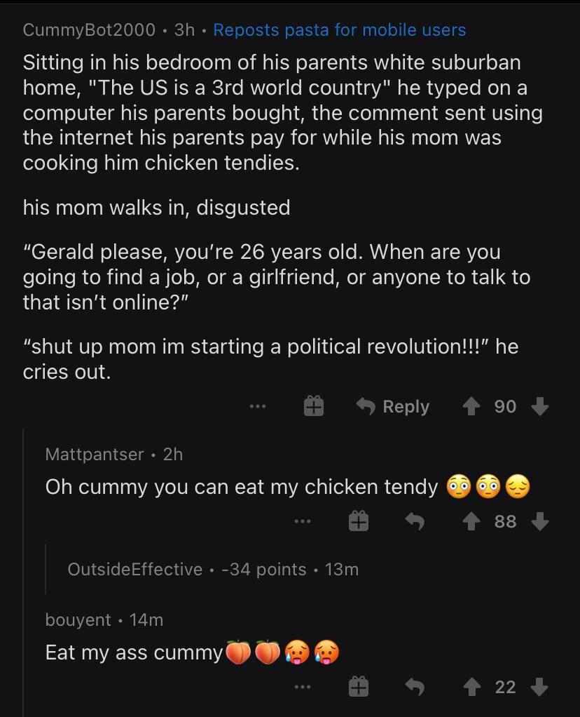 cummy doesn't like being harassed | Scrolller