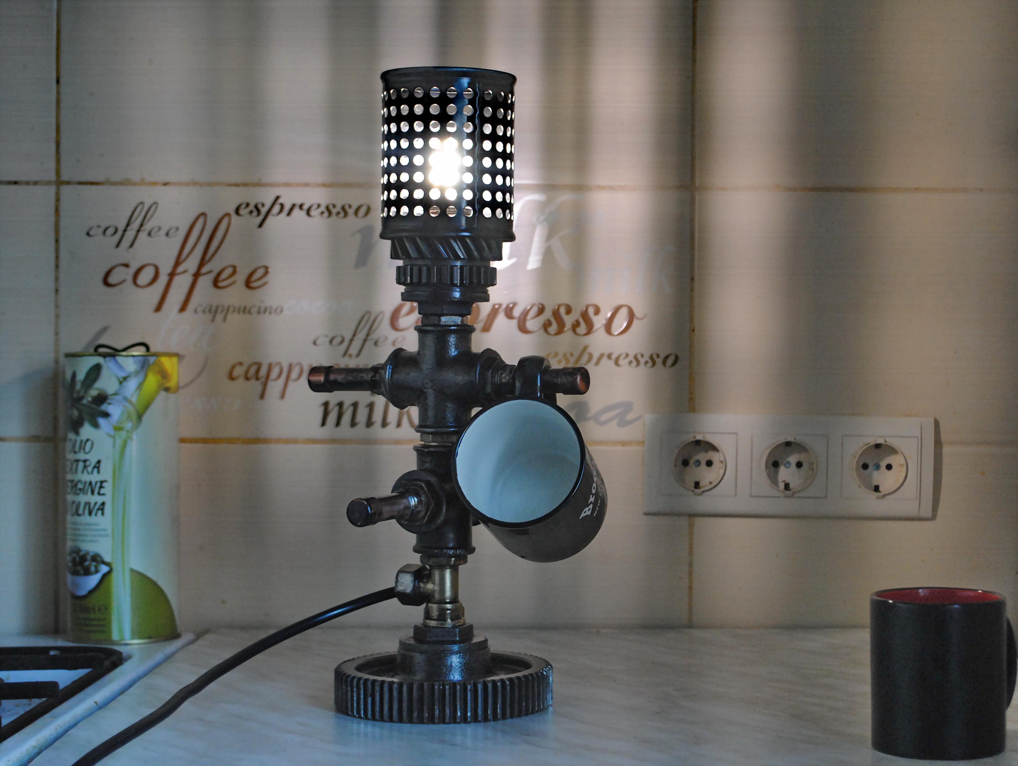 Cup holder lamp | Scrolller