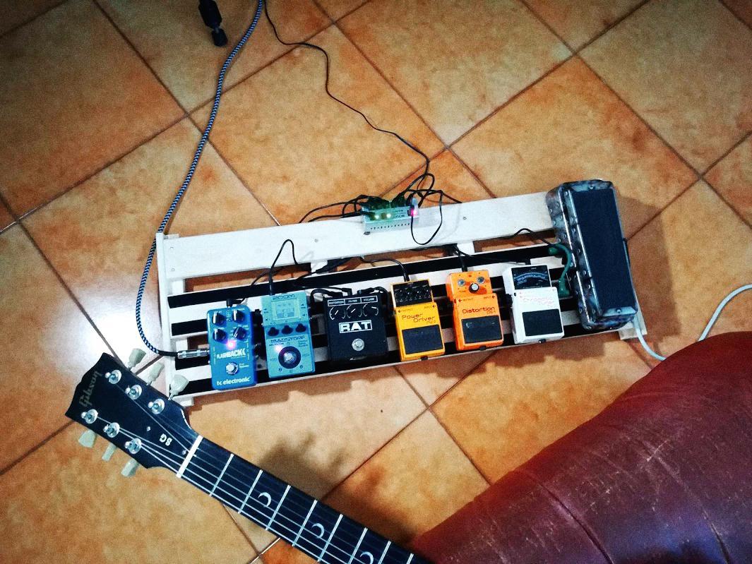 Current state of the pedalboard. Italian quarantine edition. | Scrolller