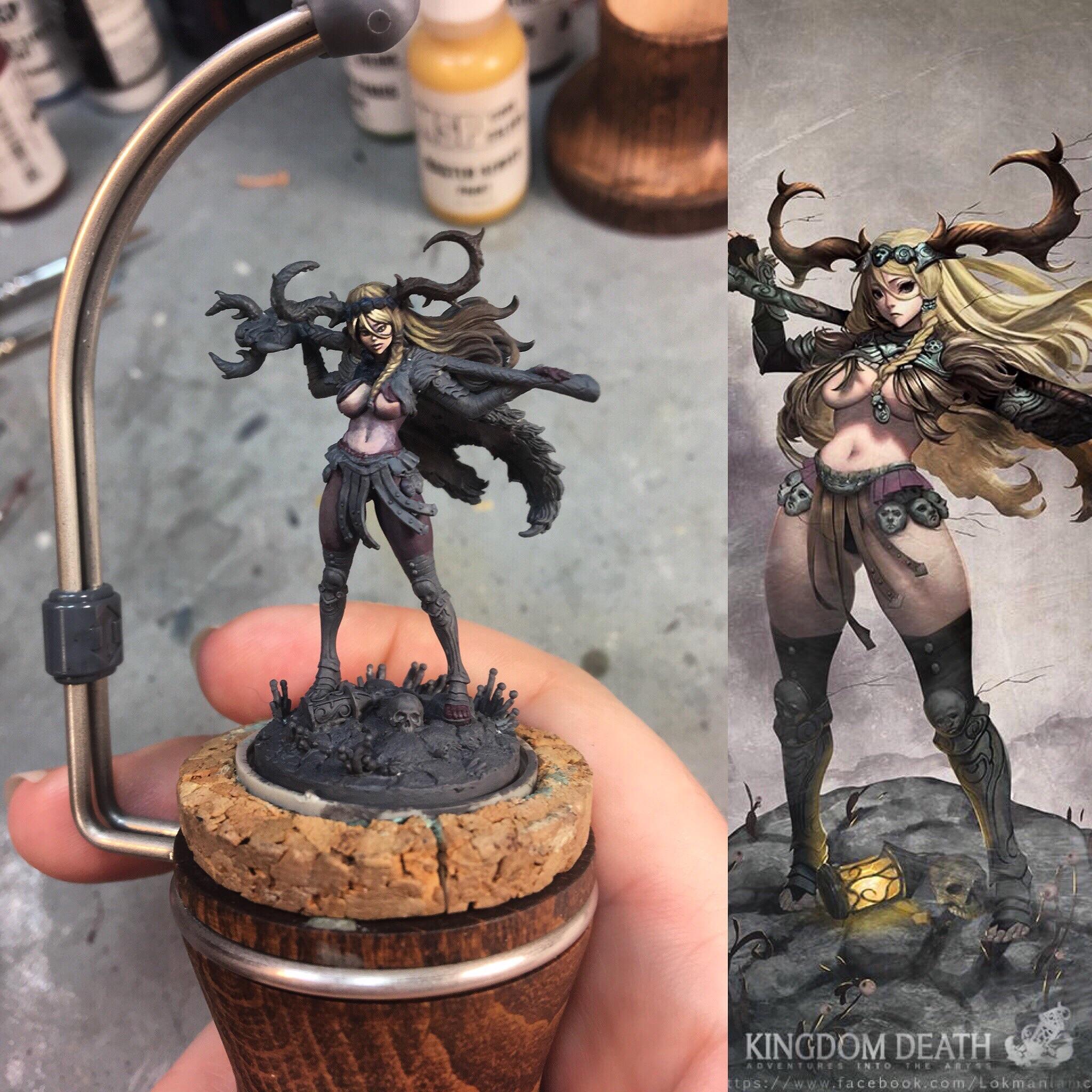 Current WIP Screaming God Pinup | Scrolller