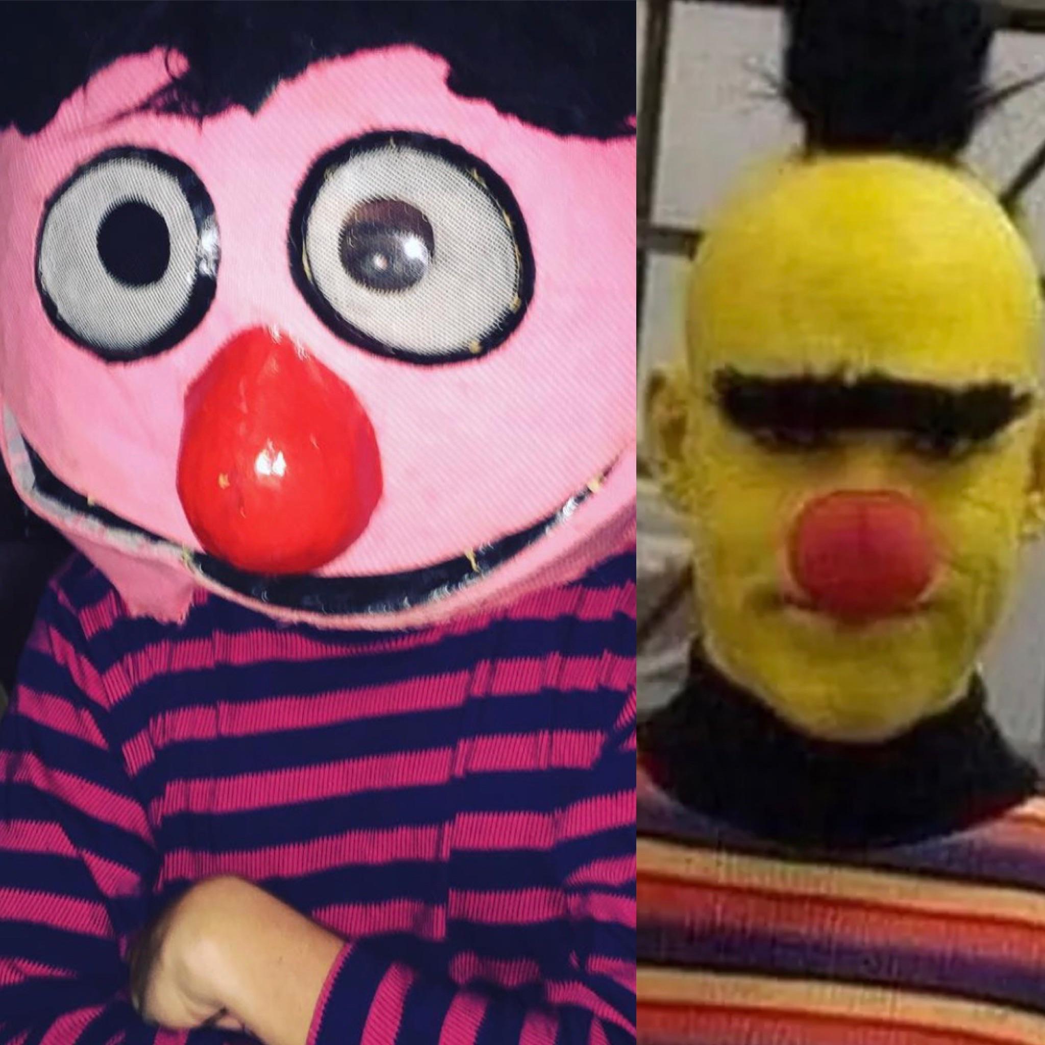 cursed Bert and Ernie | Scrolller