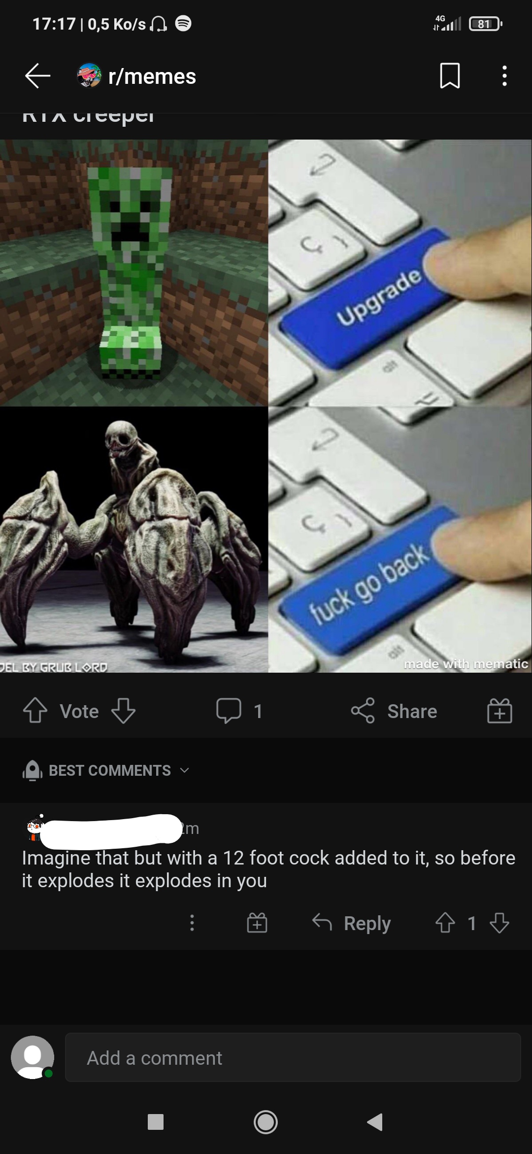 Cursed creeper | Scrolller