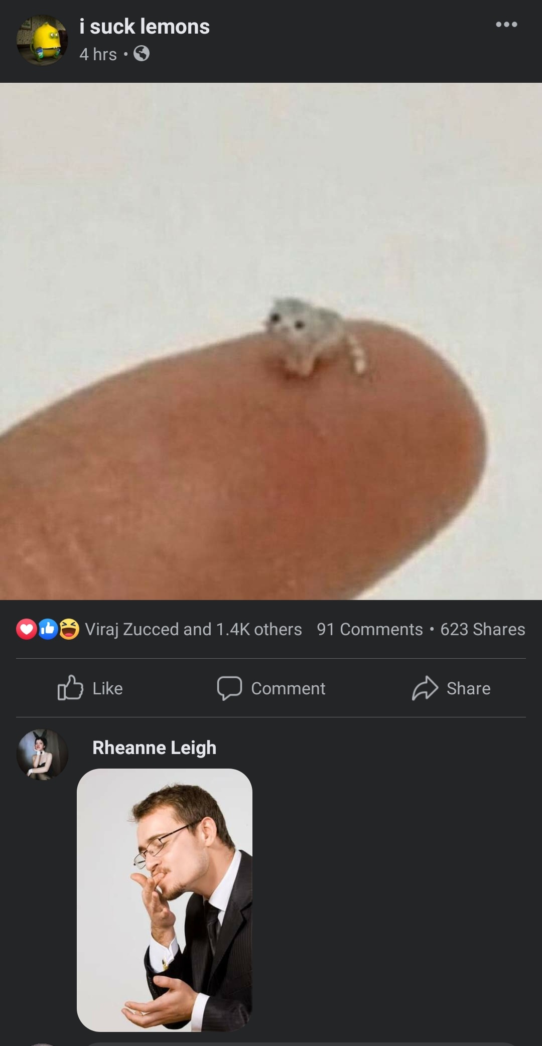 Cursed finger lick | Scrolller