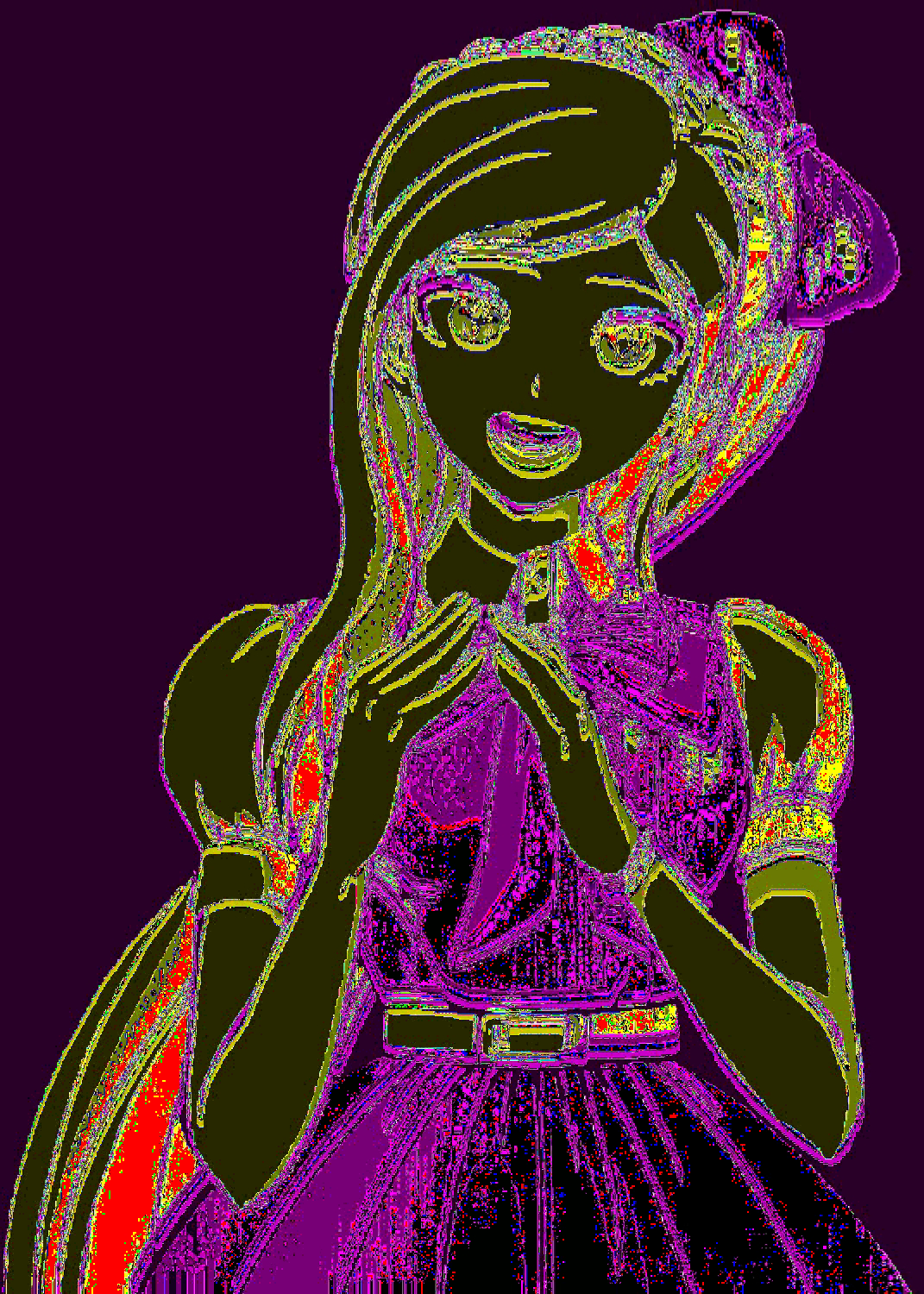 Cursed sonia sprite edit (flashing lights warning?) | Scrolller