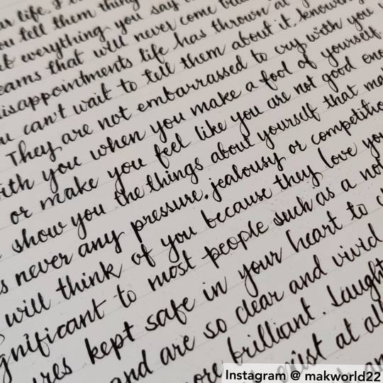 Cursive with fountain pen | Scrolller