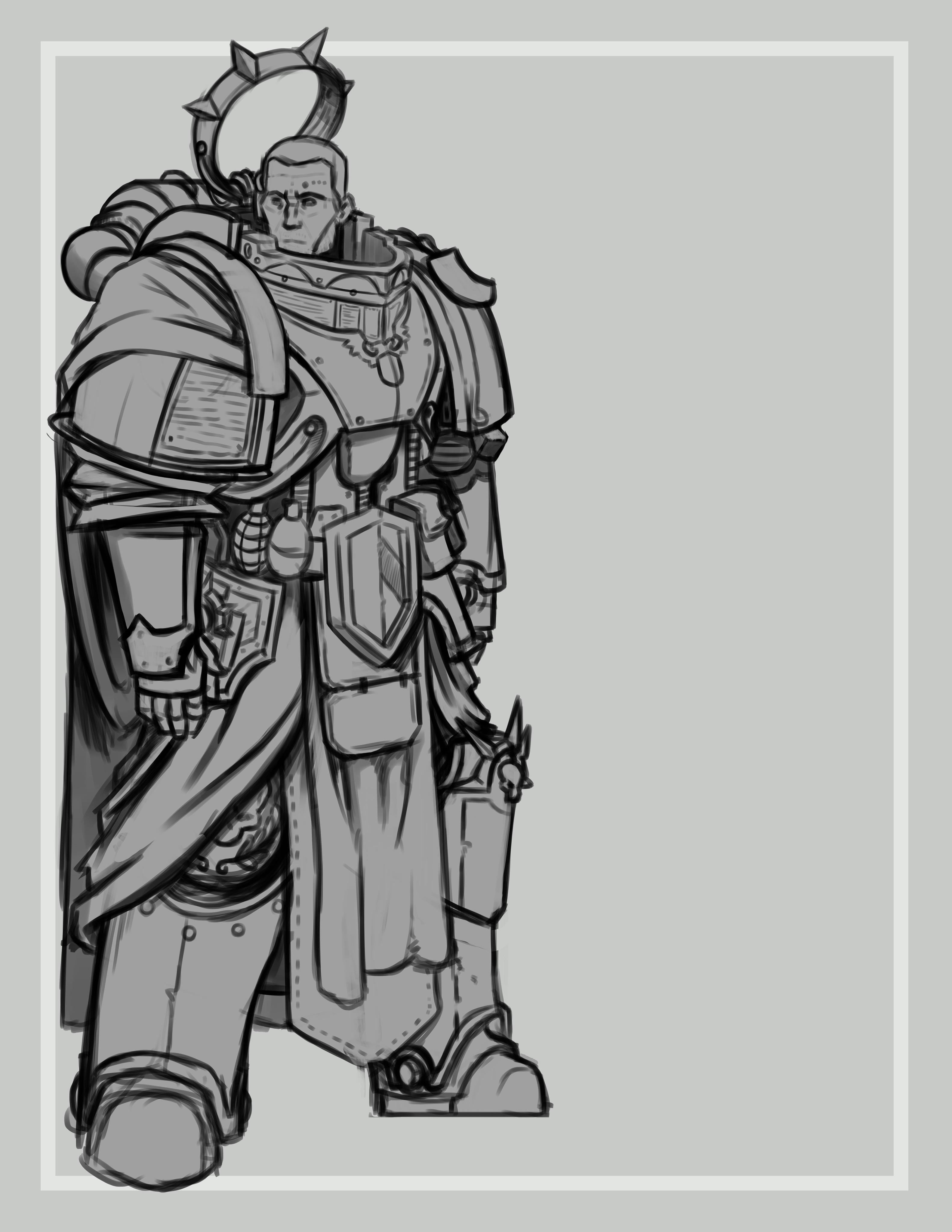 Custom chapter master WIP | Scrolller