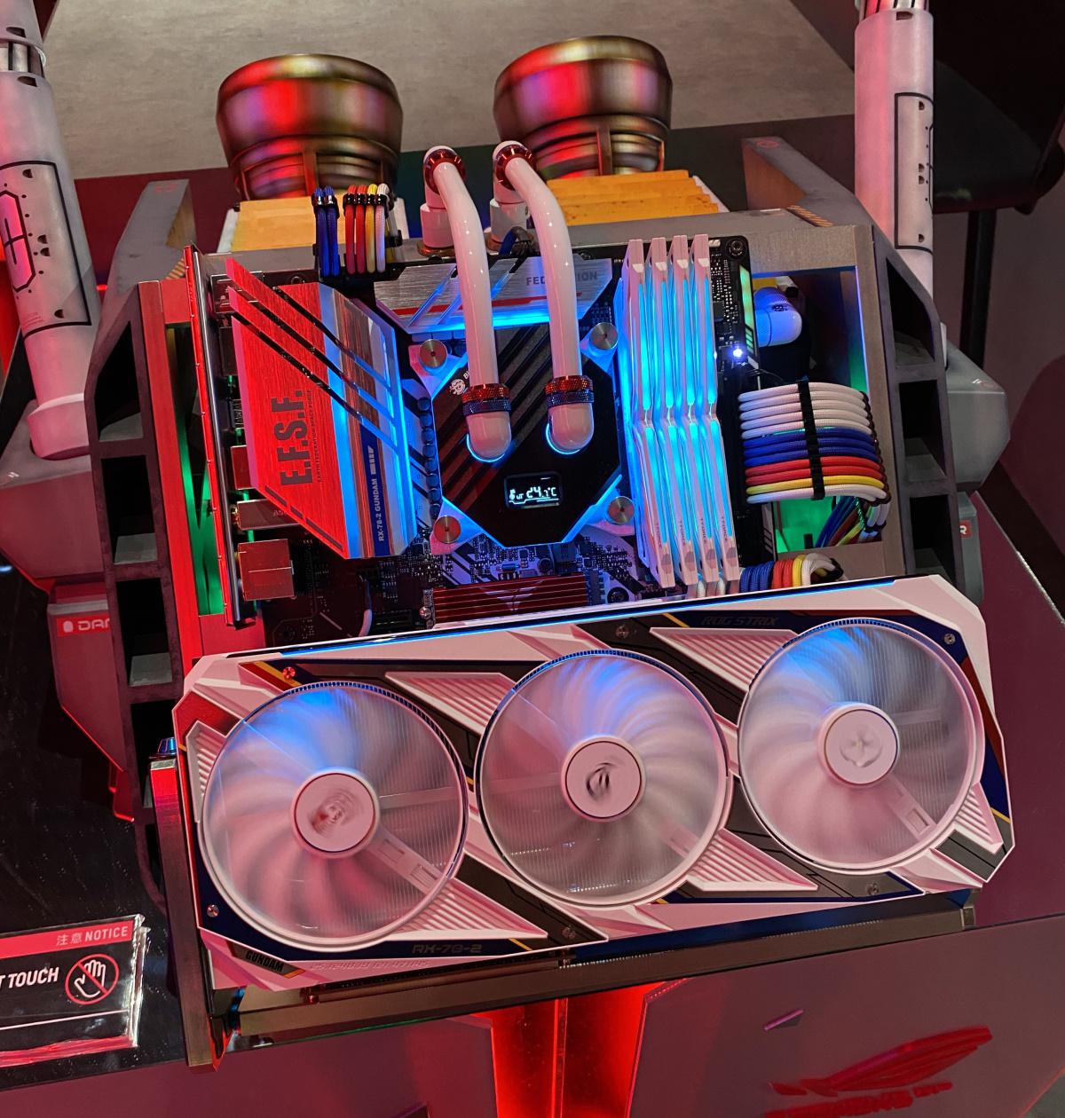 Custom loop 3080 with Z490 Gundam | Scrolller