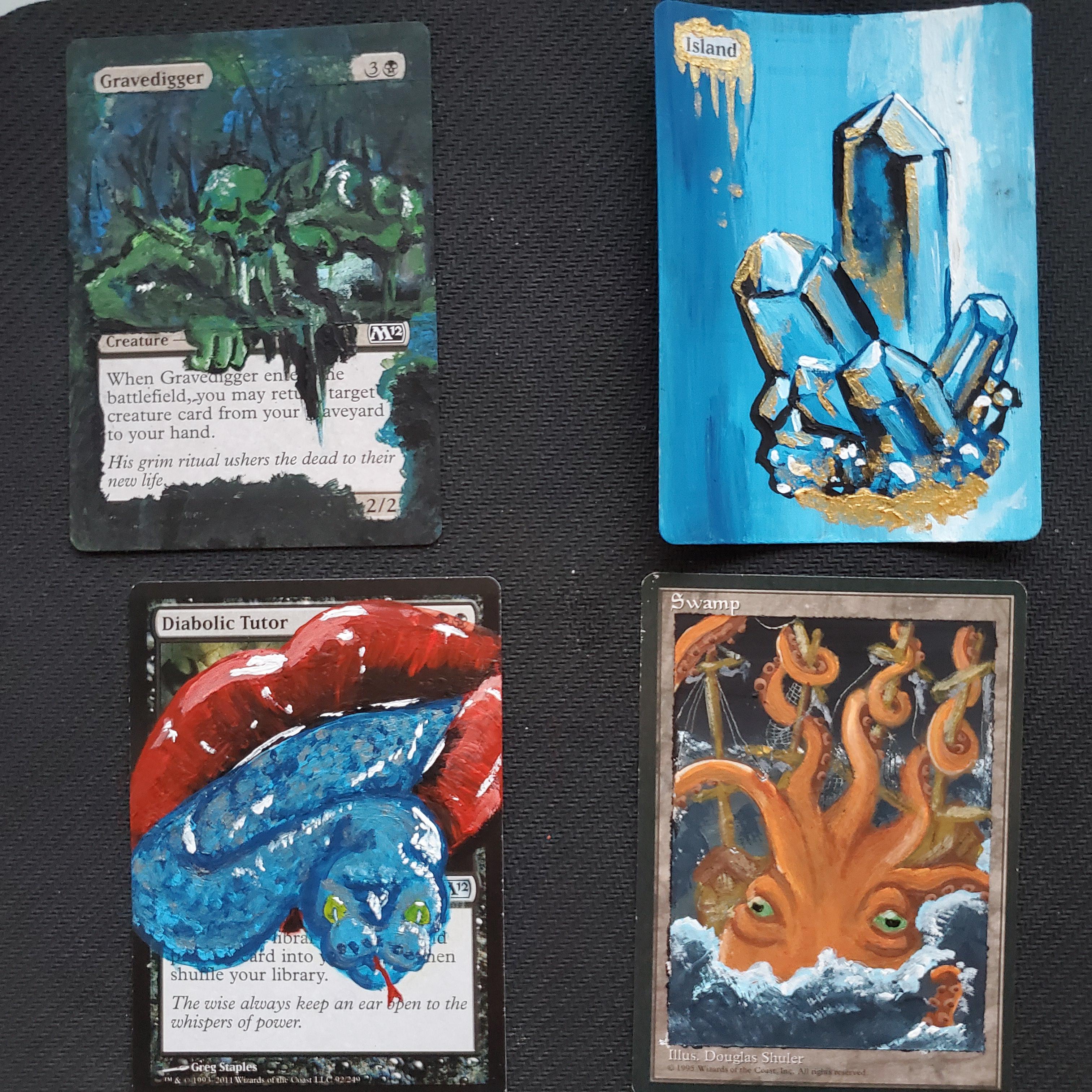 Custom Magic Cards, Interested? Acrylic, me, 2020 | Scrolller