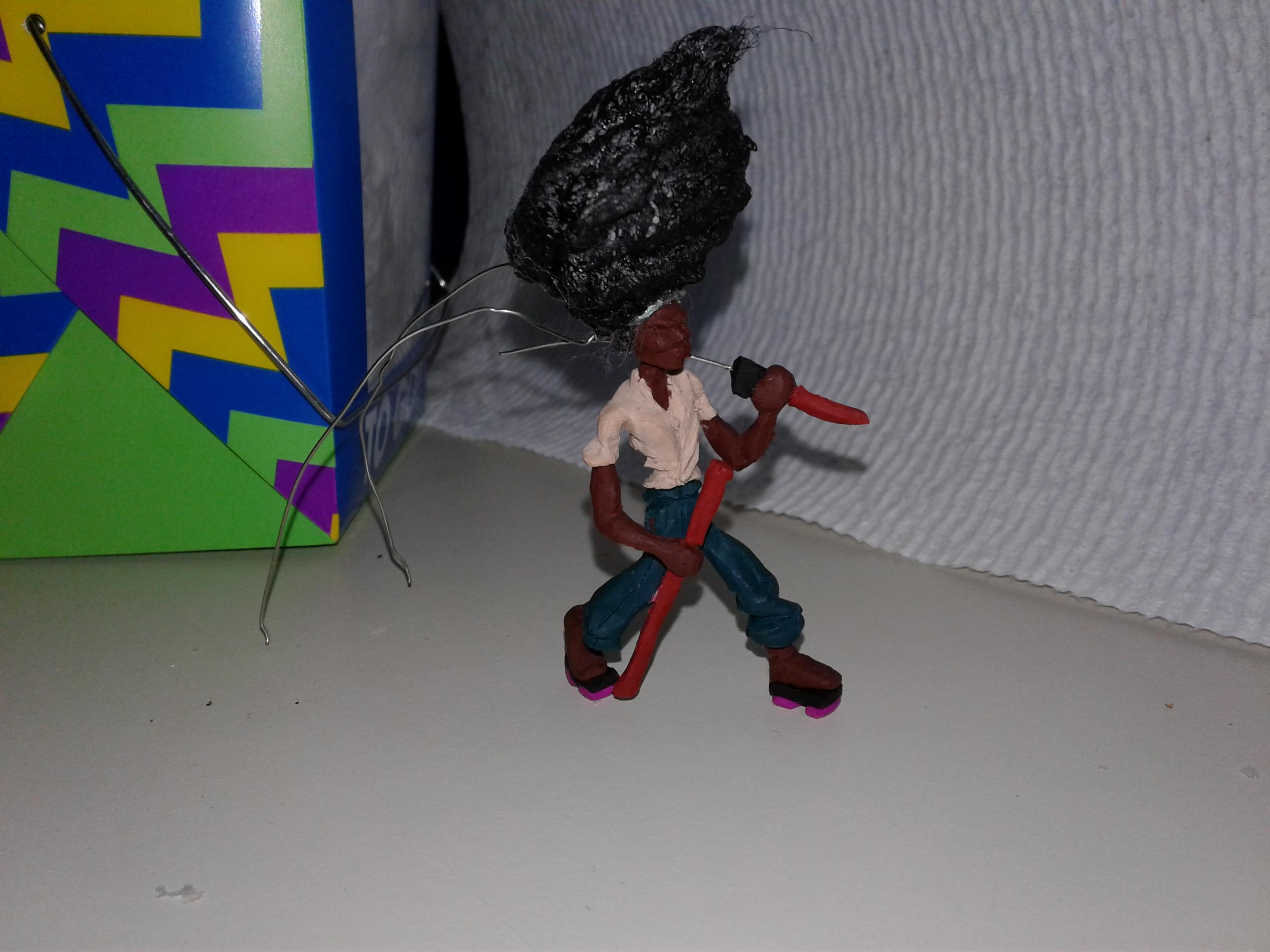 Custom Micro Afro samurai | Scrolller