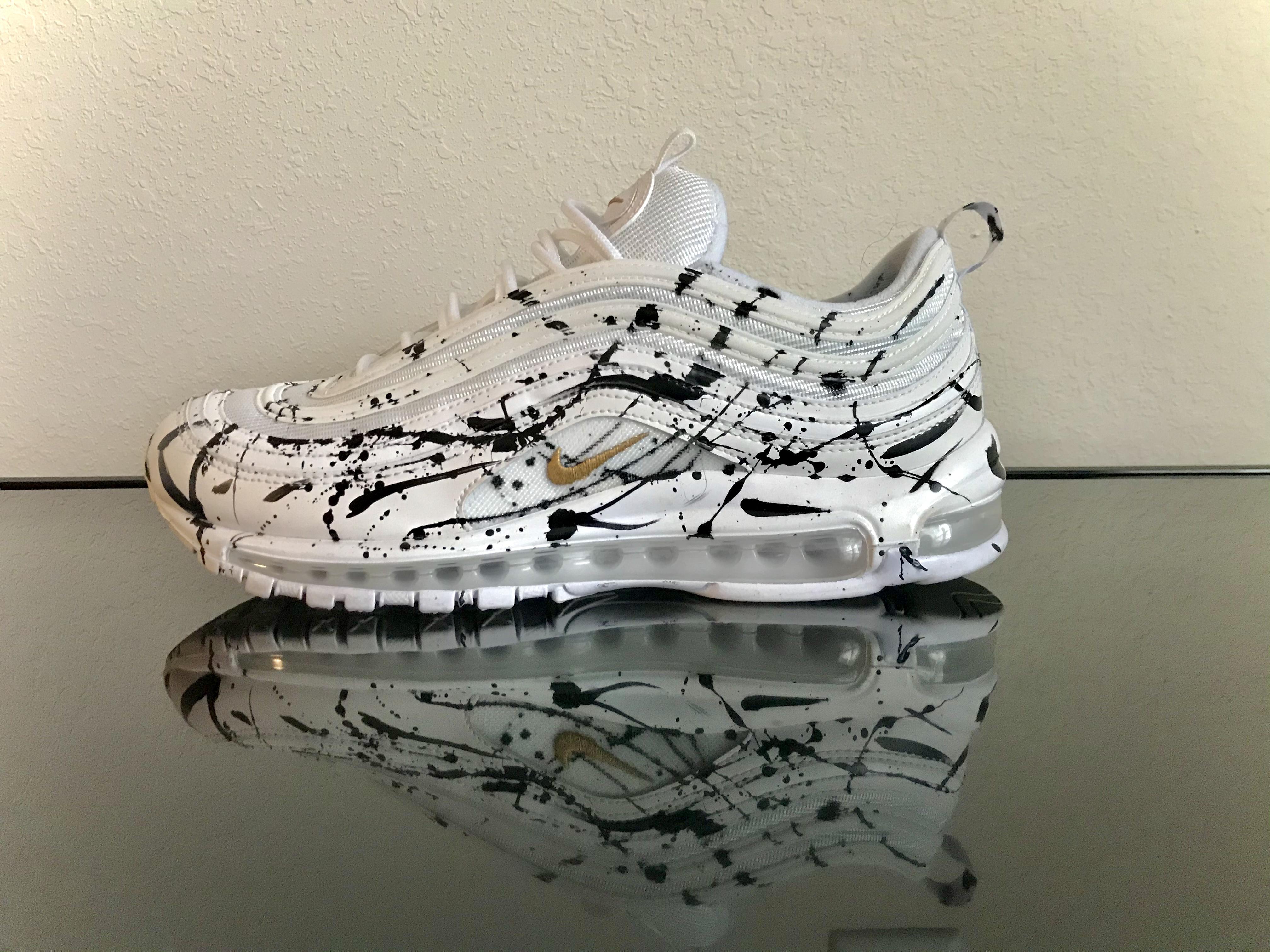 Custom Paint Splatter Nike Air Max 97 (more pics in comments) | Scrolller
