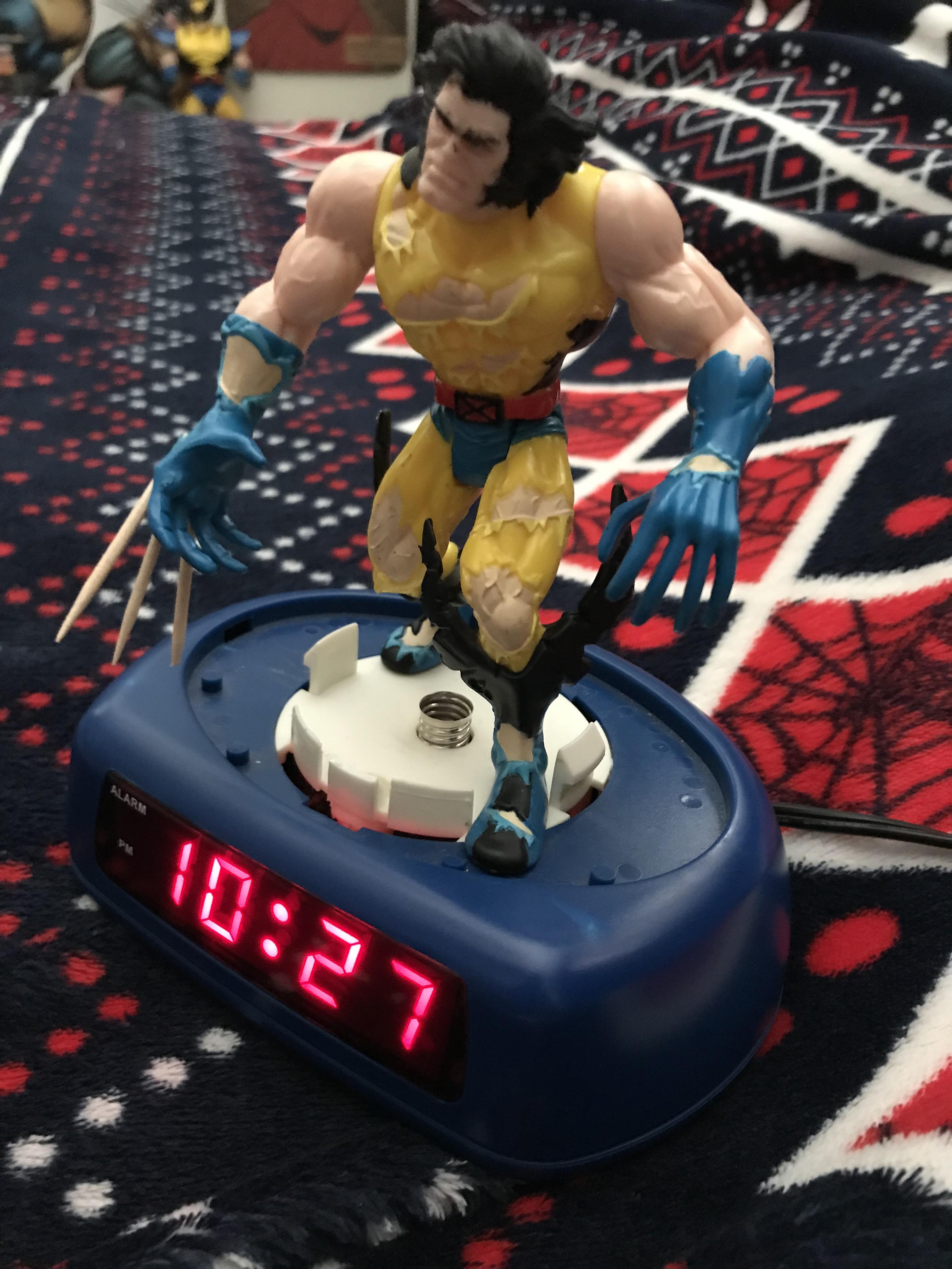 Custom Wolverine alarm clock | Scrolller