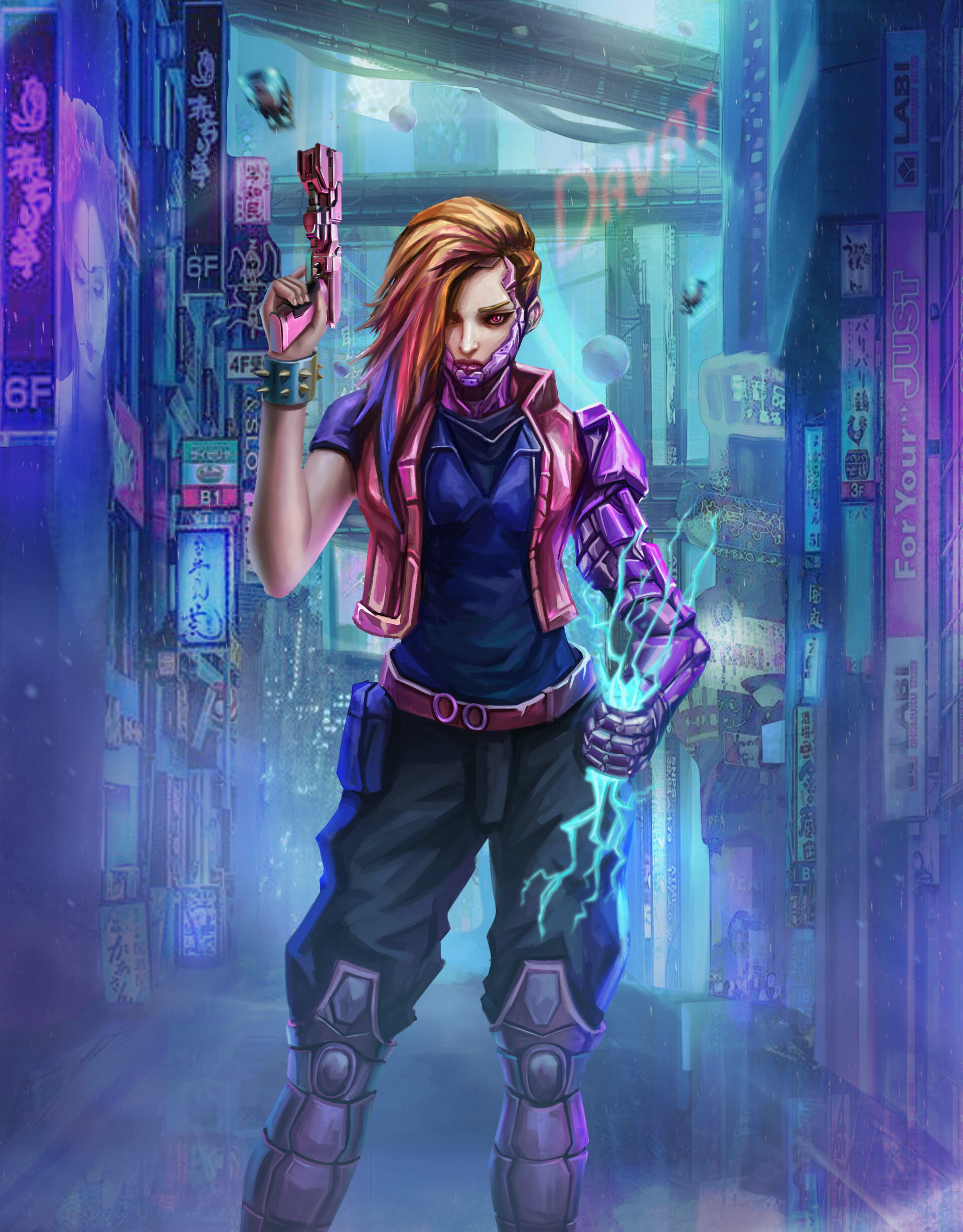 Cyber Girl by Shinji Studio | Scrolller