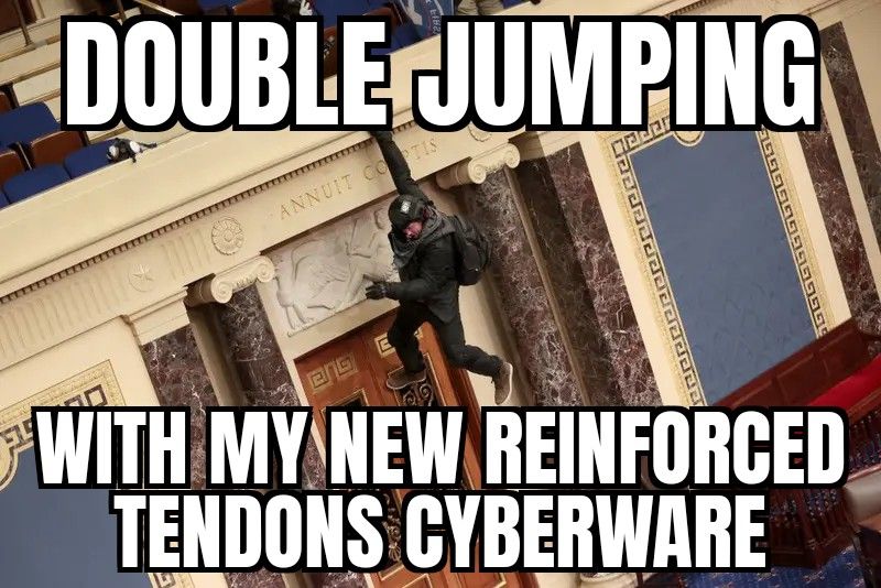 Cyberpunk storms the capital | Scrolller