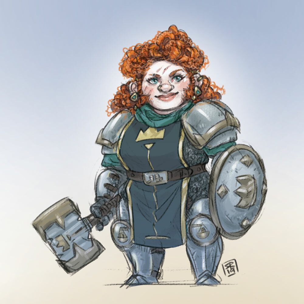 D&D Dwarf by Yvonne Chung | Scrolller
