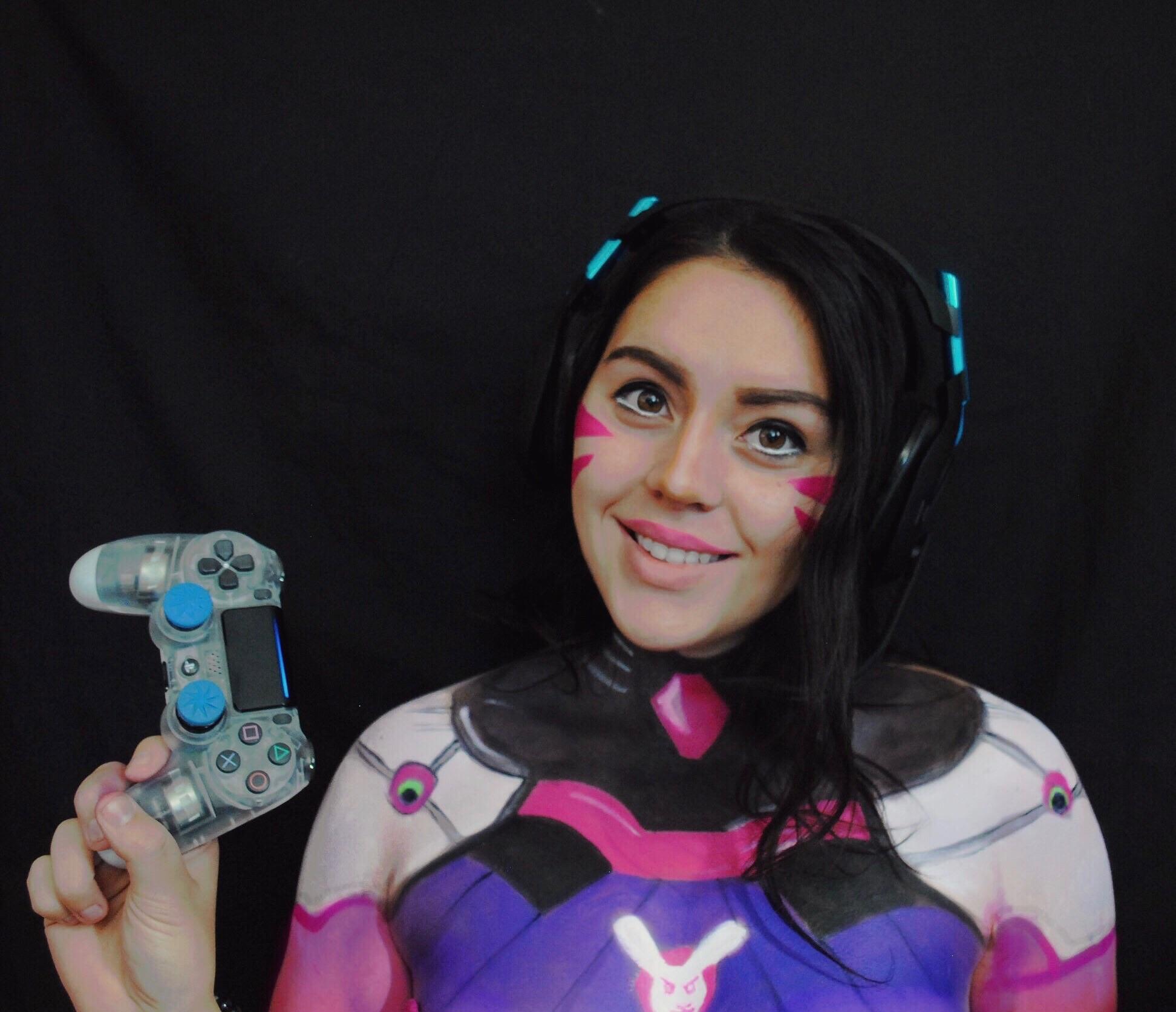 D Va Overwatch Torso Paint Looking For Some Cc Or Techniques On How I