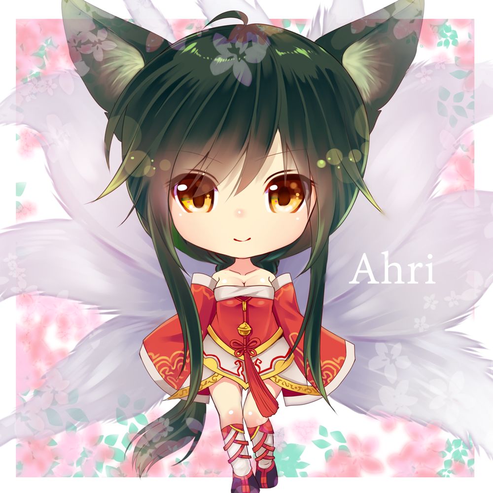 Daily Ahri Fanart #52 - Chibi Ahri | Scrolller