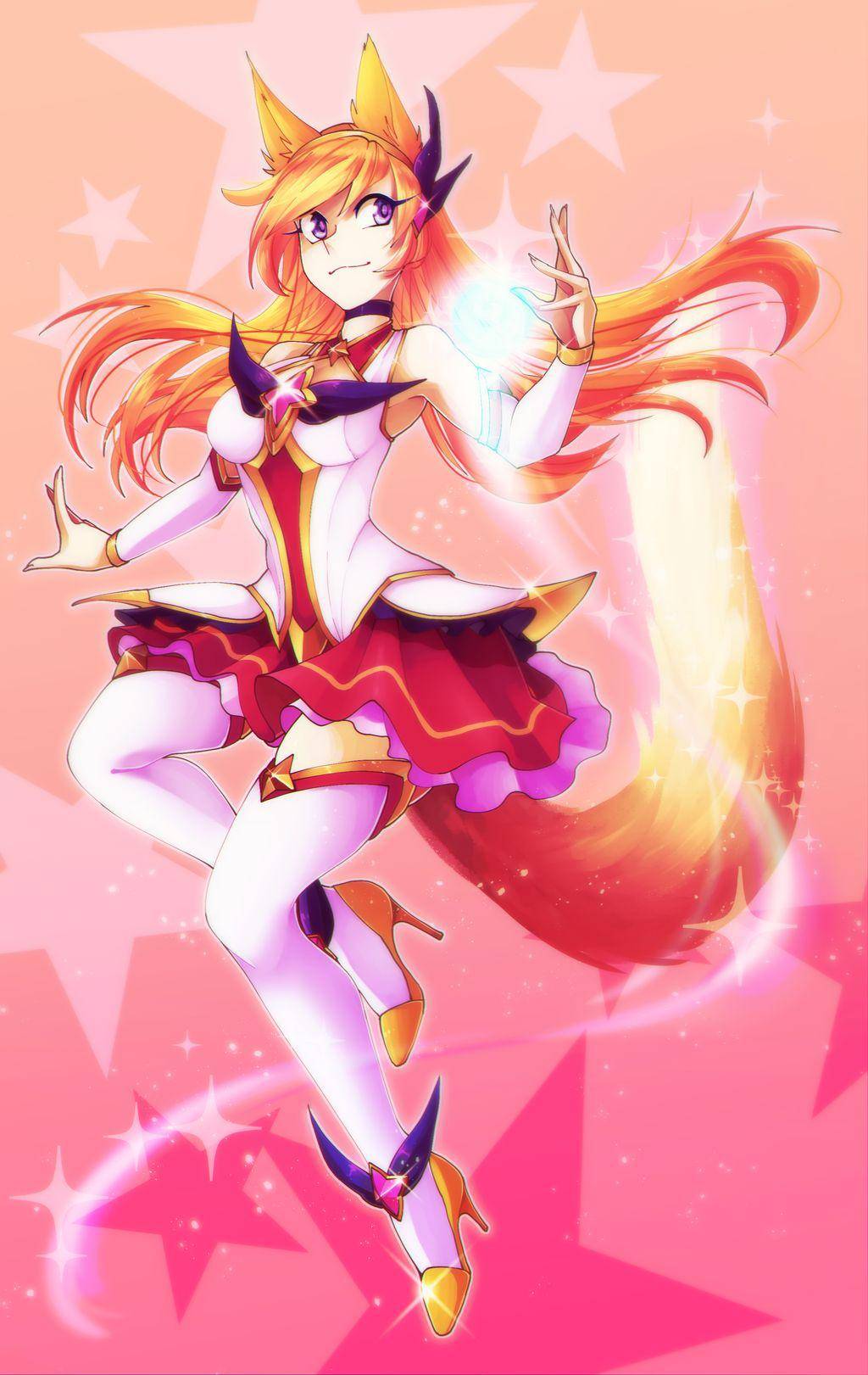 Daily Ahri Fanart #581 - Burning Bright | Scrolller