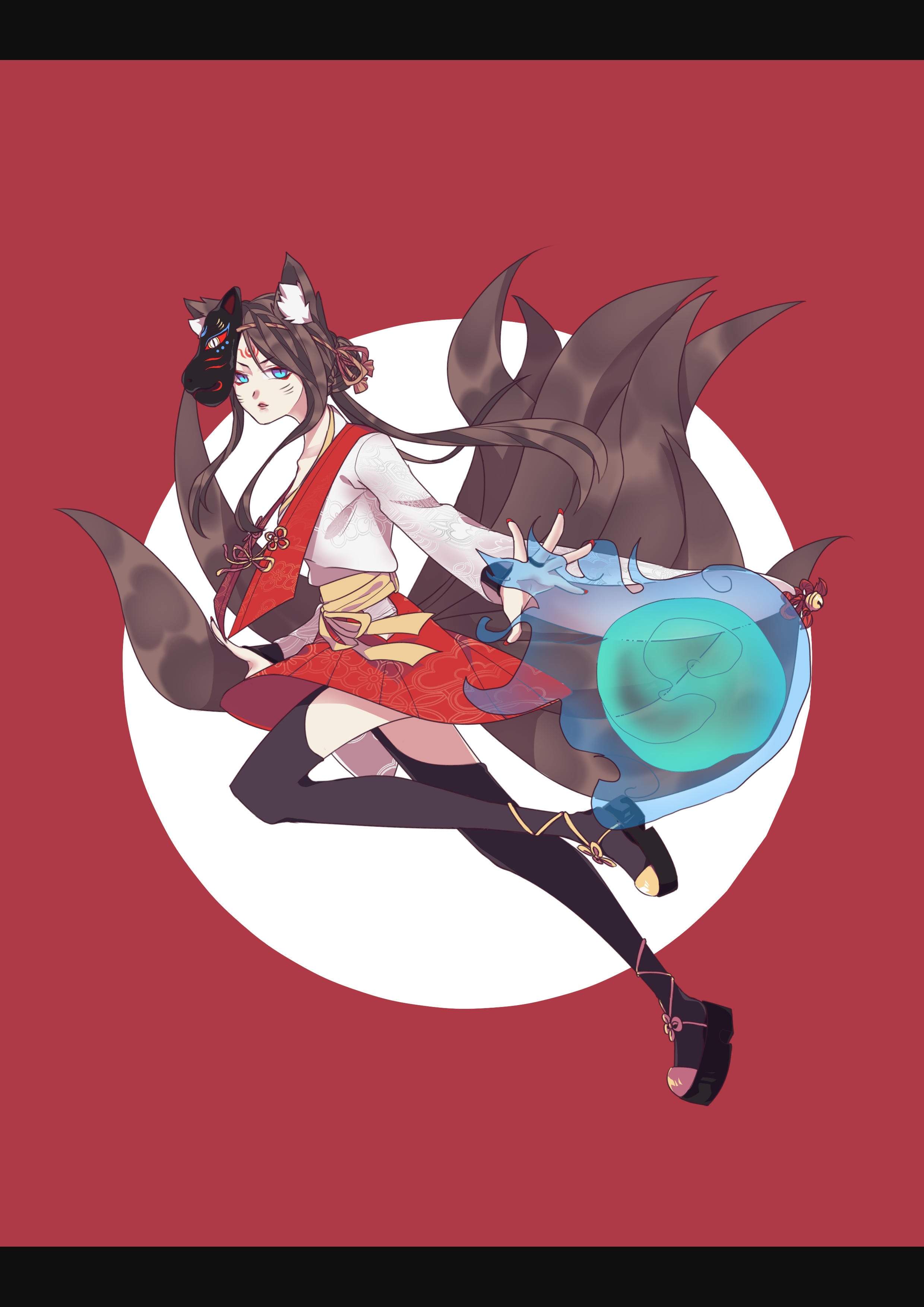 Daily Ahri Fanart #766 - Blood Moon Ahri | Scrolller