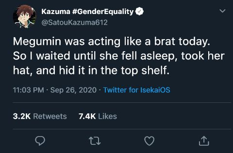 Daily Kazuma Tweet #30 | Scrolller