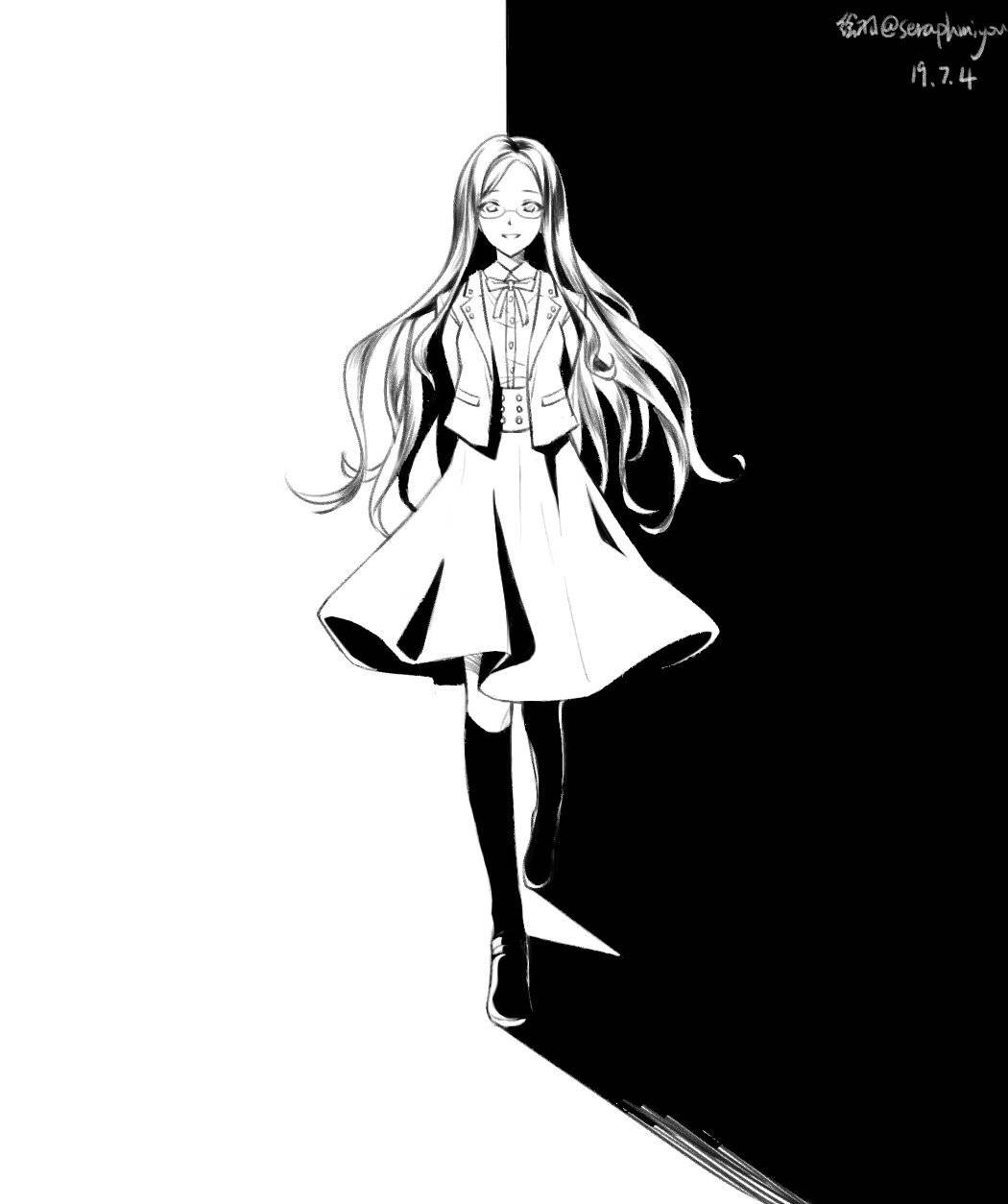 Daily Tsumugi #306 Greyscale Walk | Scrolller
