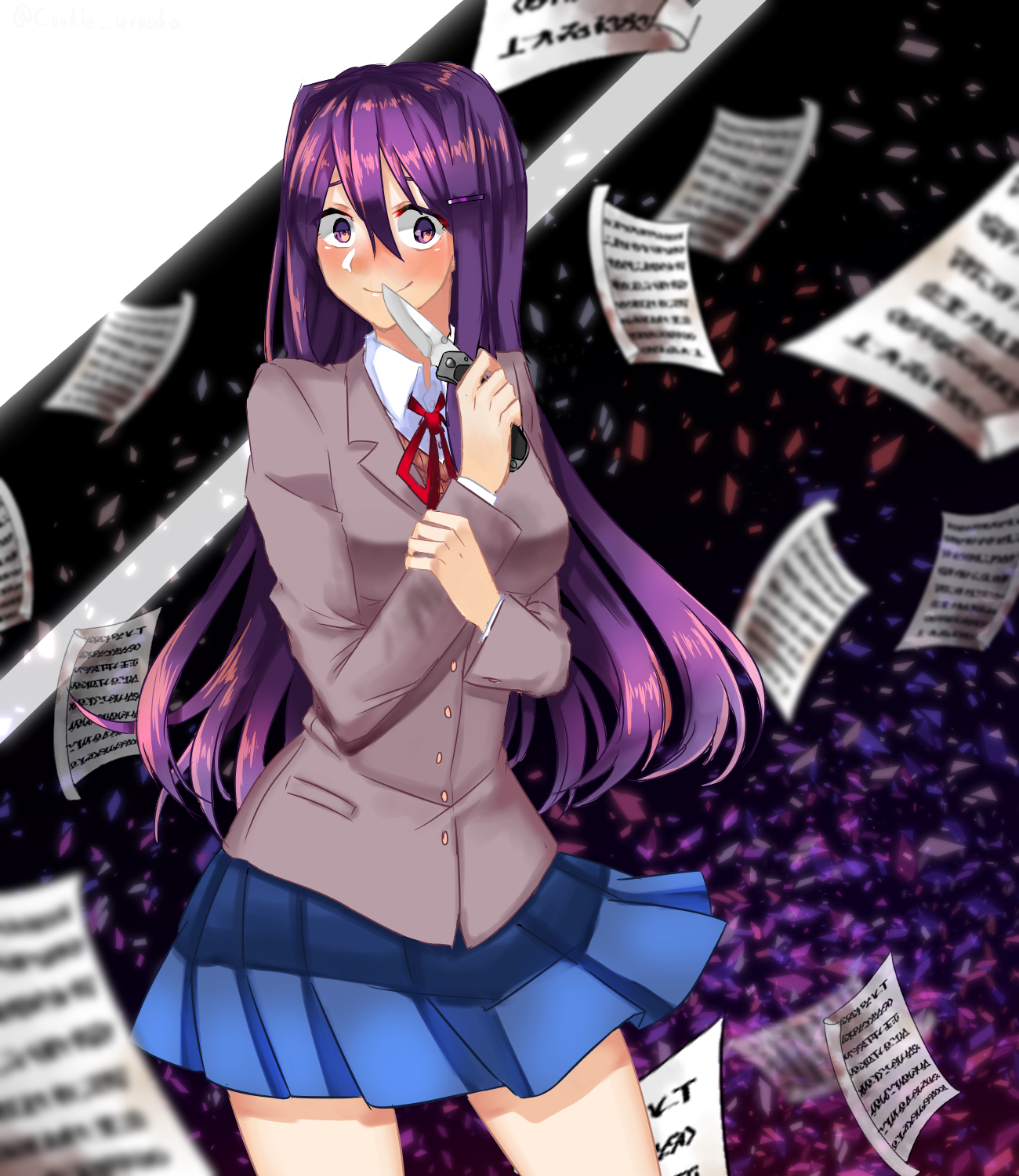 Daily Yuri #34 Yuri's storm of poetry (そにっき) | Scrolller