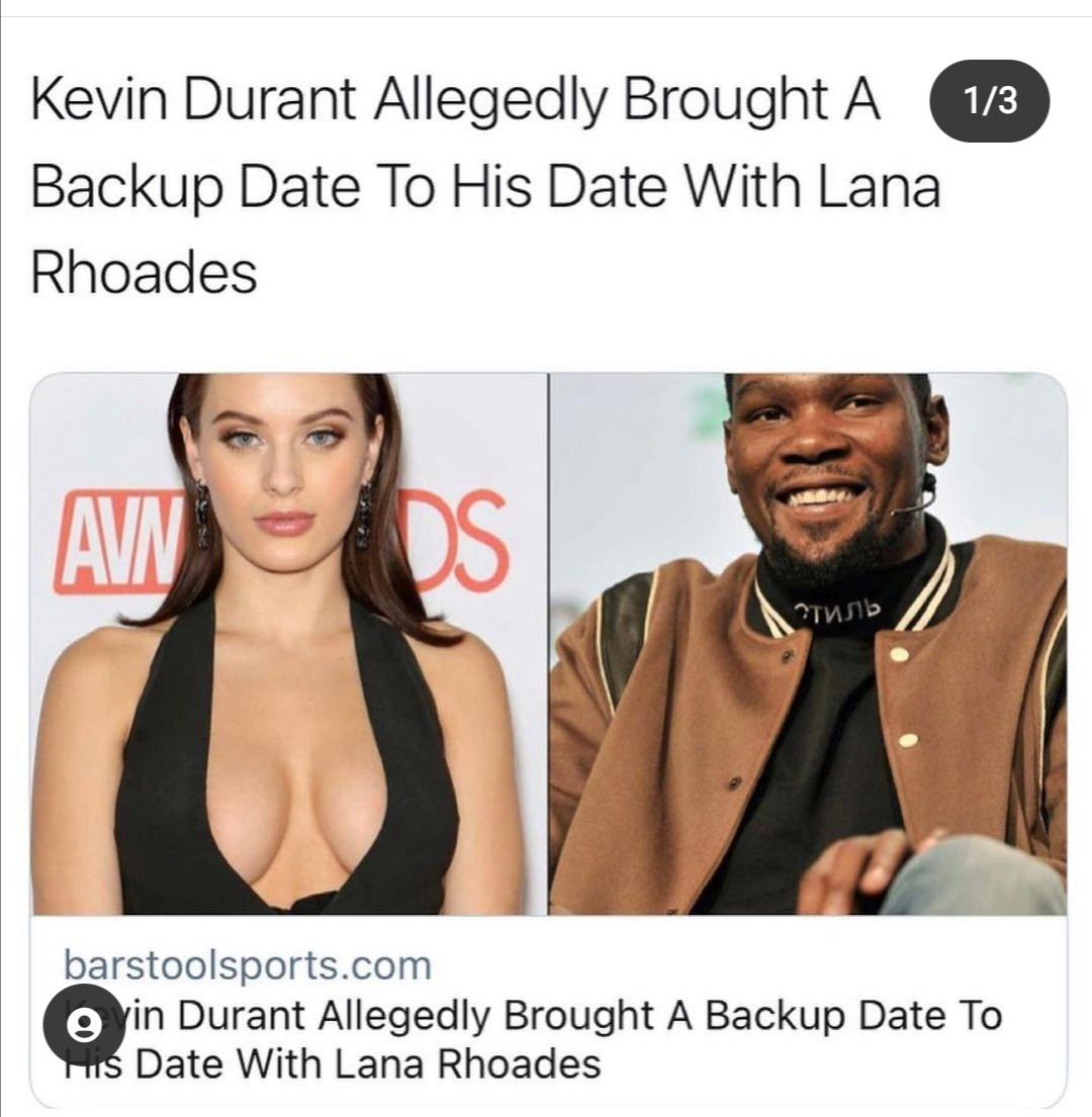 Discover more like Lanarhoades: Damm.. KD shooting his shots on and off ...