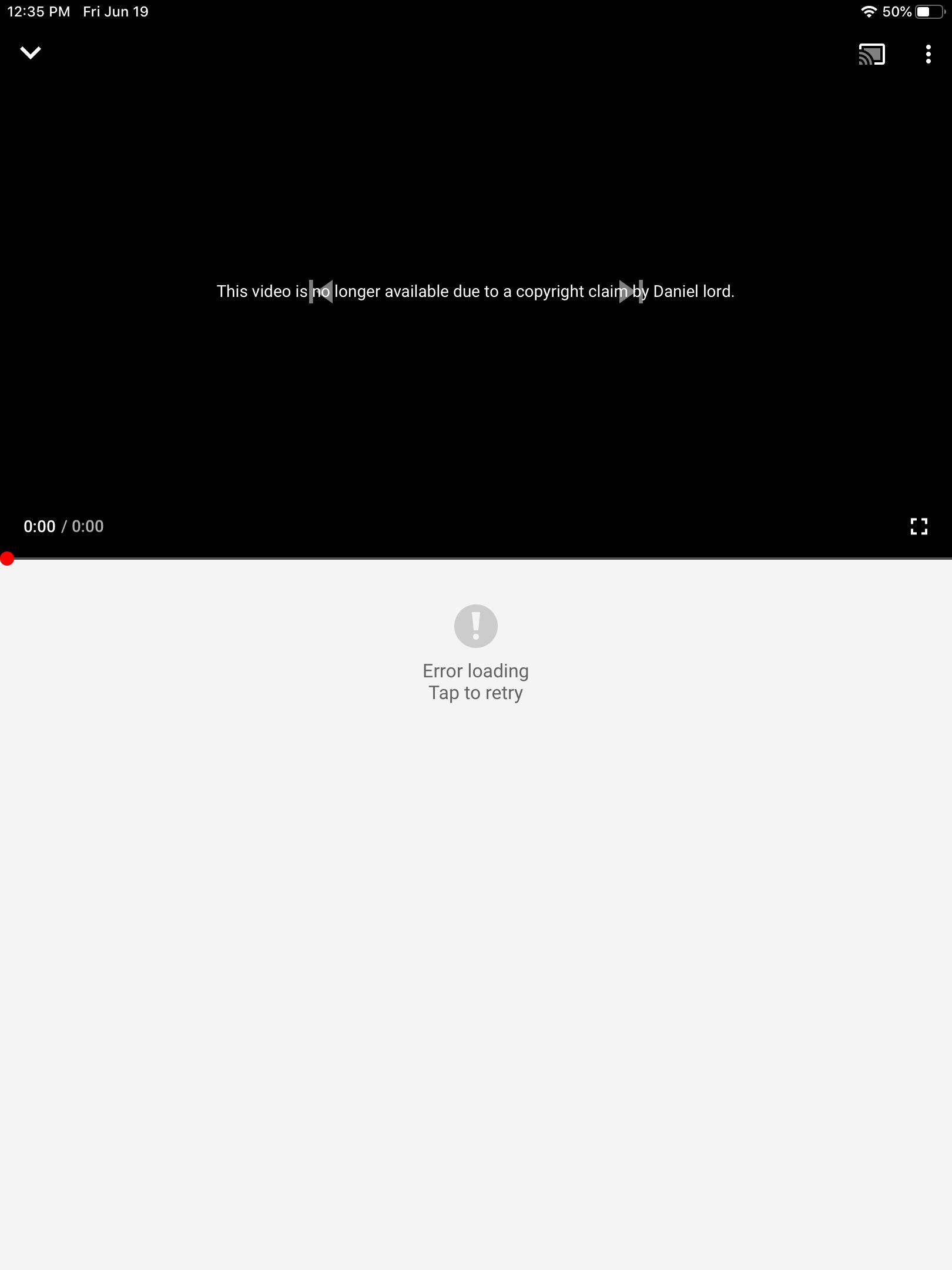 Daniel is copyright striking archive channels. | Scrolller