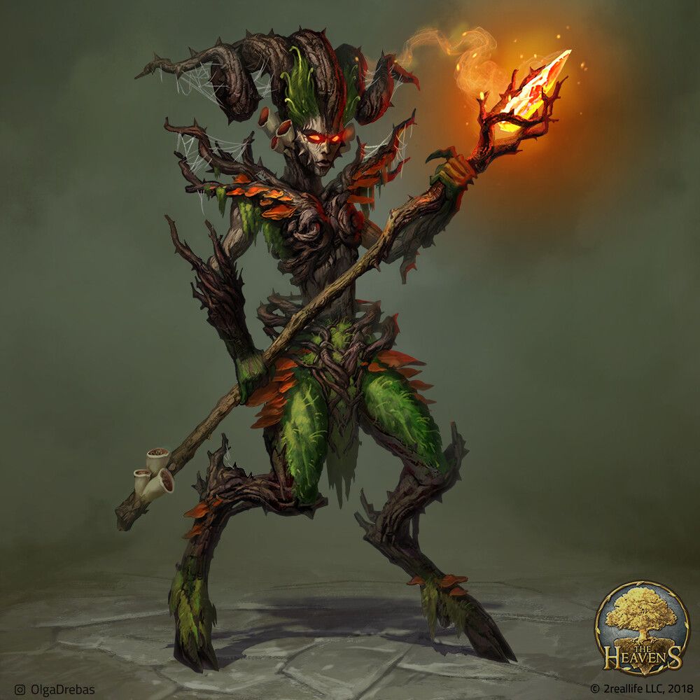 Dark Bark Dryad by Olga Drebas | Scrolller