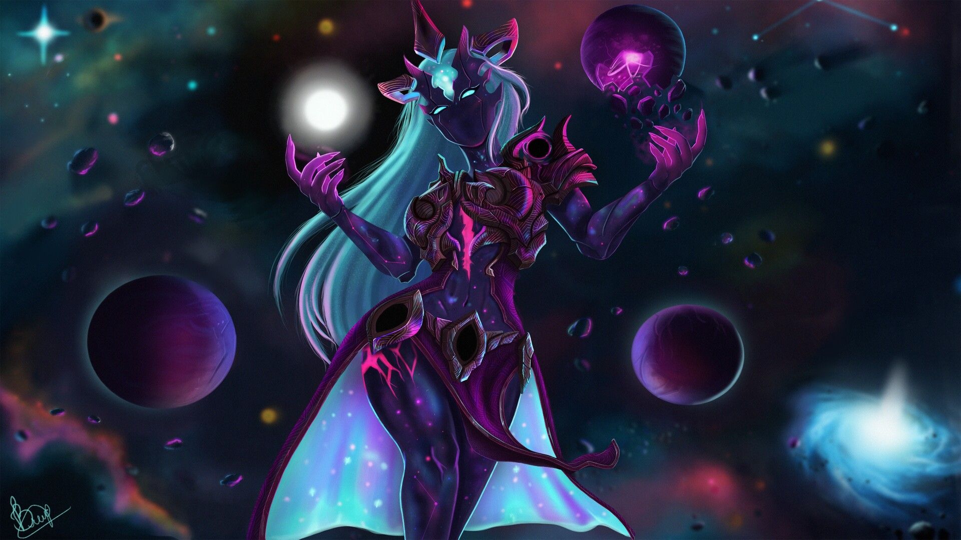Dark Cosmic Syndra by Bruce Neves | Scrolller