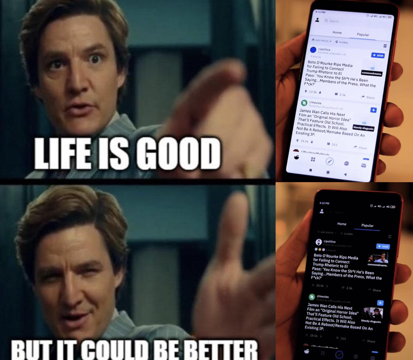 Dark mode forever | Scrolller