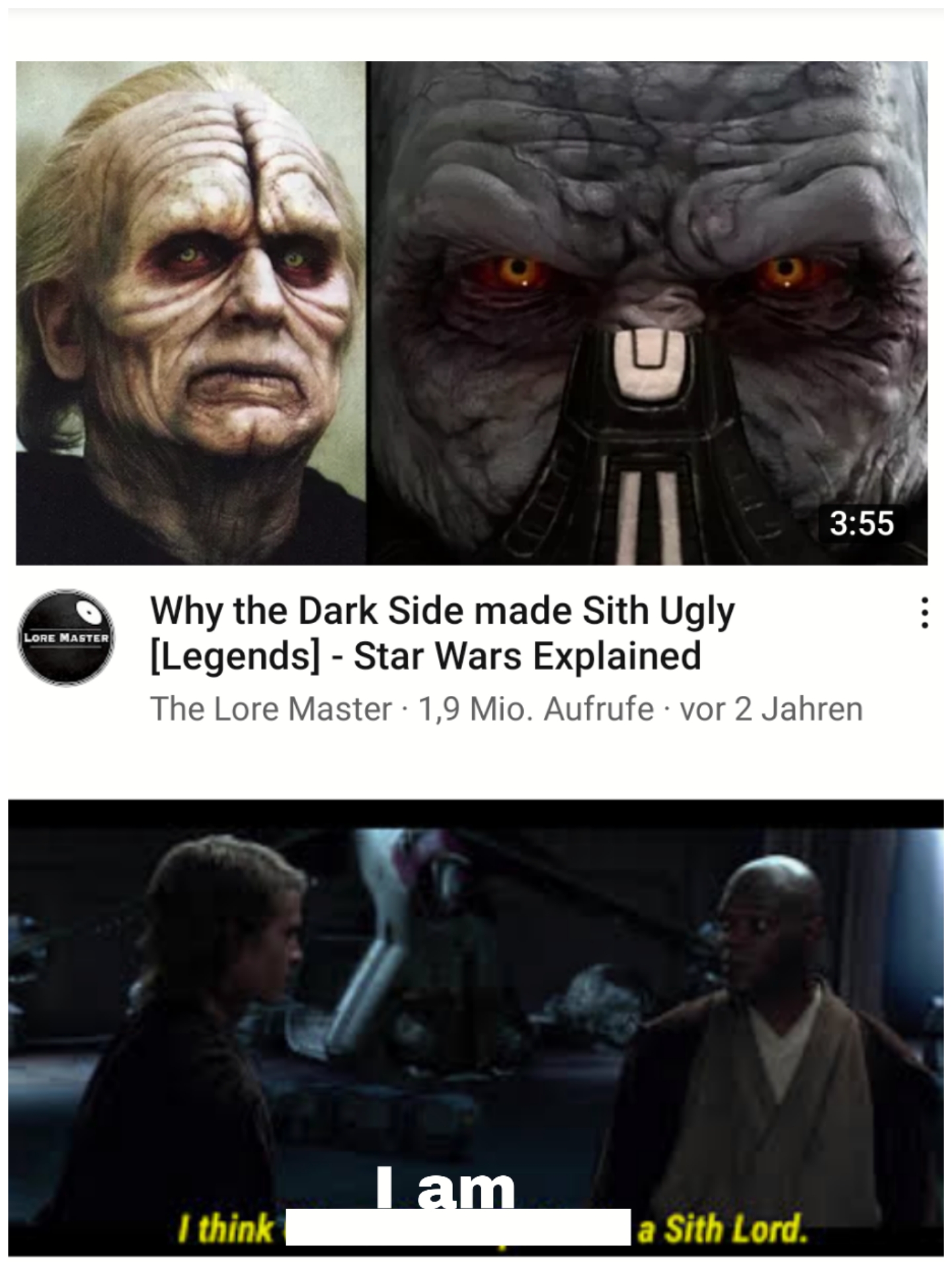 Darth disgusting | Scrolller