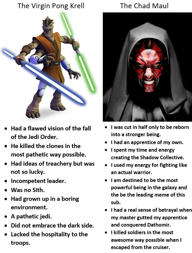 Darth Maul > Pong Krell. | Scrolller