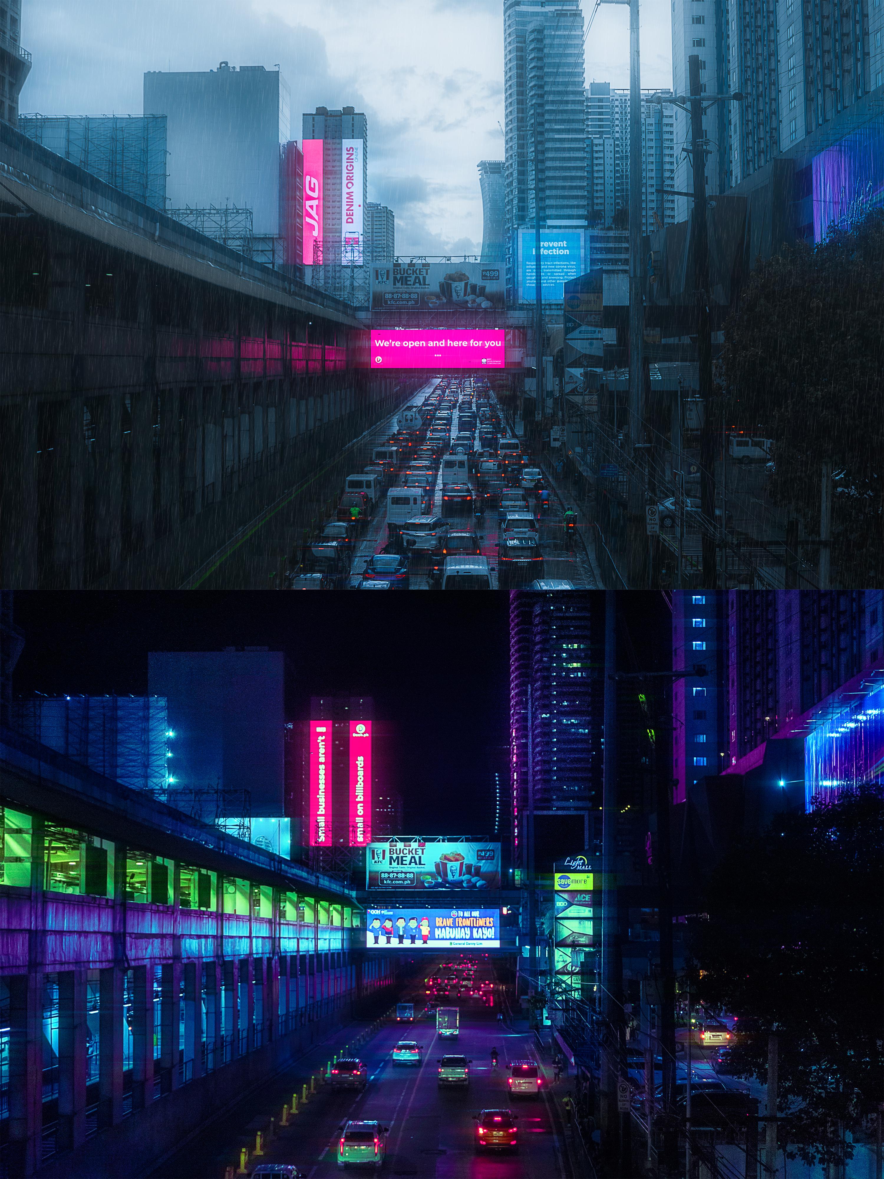 Day and night in dystopian Mandaluyong | Scrolller