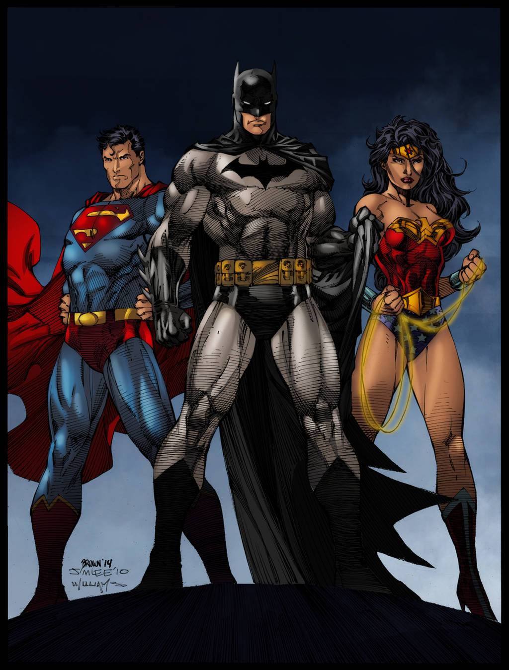 DC Trinity Dec. 8 2014 by Jim Lee | Scrolller