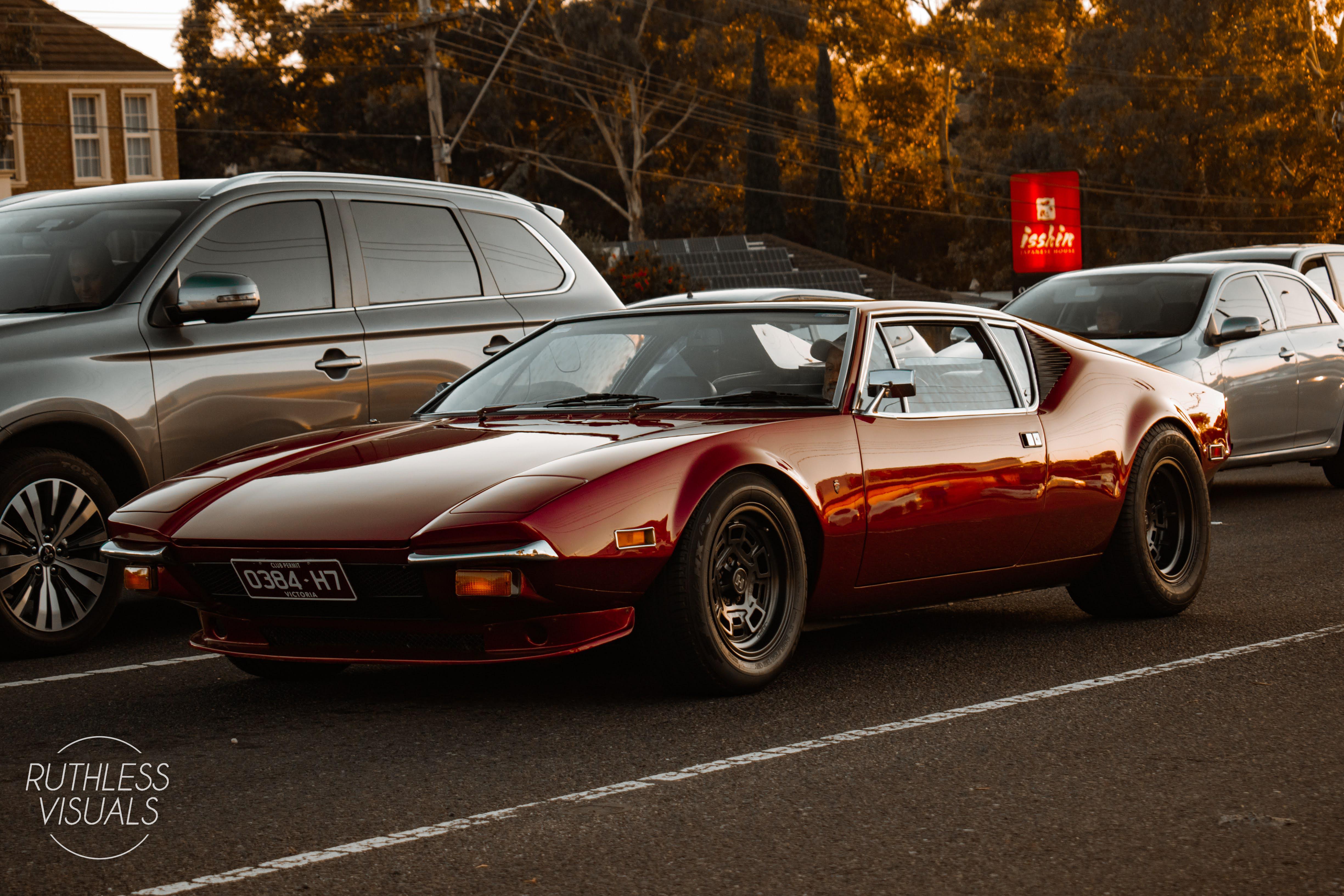 [De Tomaso Pantera] Not everyday you see one of these... Let alone driving! | Scrolller