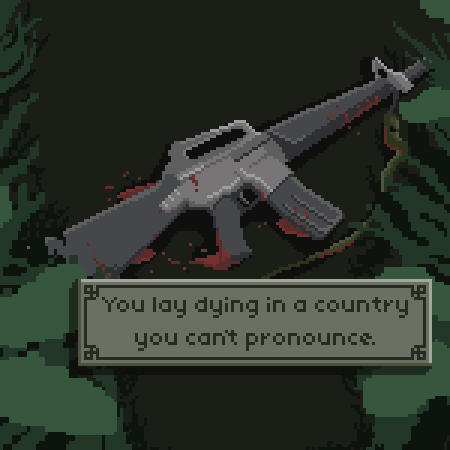 Death screen for a gritty and sobering war game concept | Scrolller