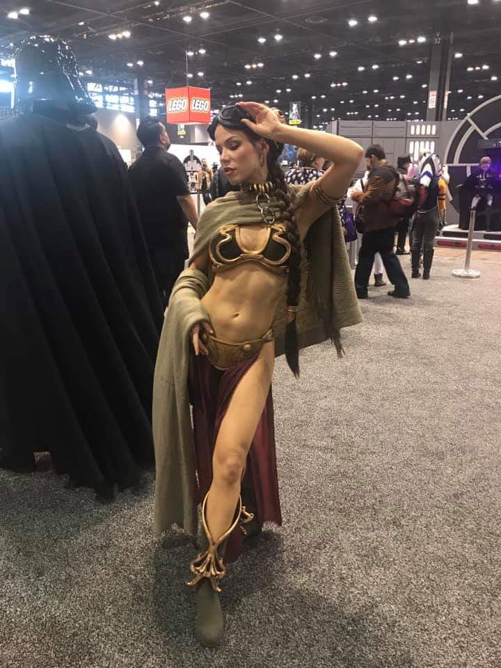DeathStarFF as Slave Leia | Scrolller