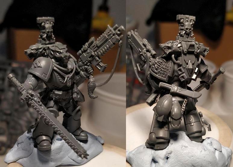 Deathwatch Space Wolf intercessor sergeant WIP | Scrolller