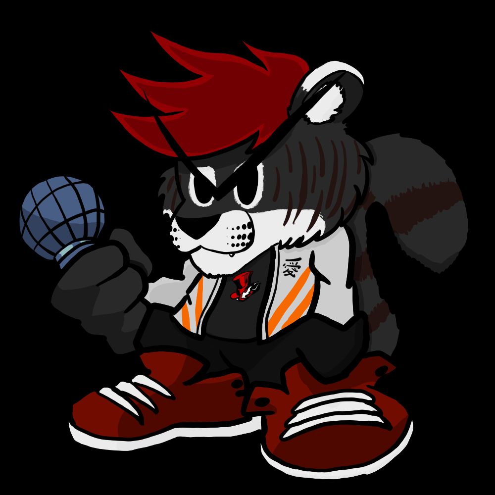 Decided to do up my sona in the FNF art style and love how he came out! | Scrolller