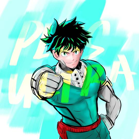 Deku fanart I've drawn. Plus Ultra | Scrolller