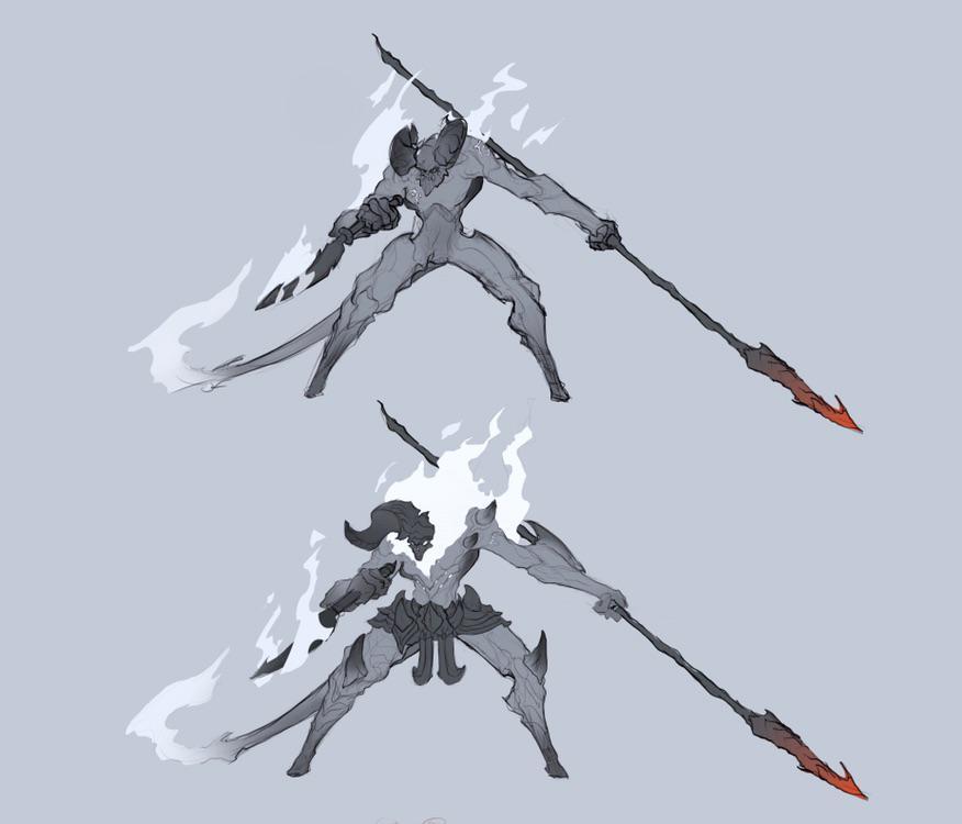 Demon concepts, me, procreate, 2020 | Scrolller