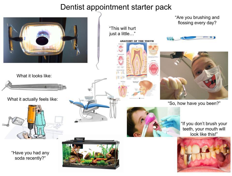 Dentist appointment starter pack | Scrolller