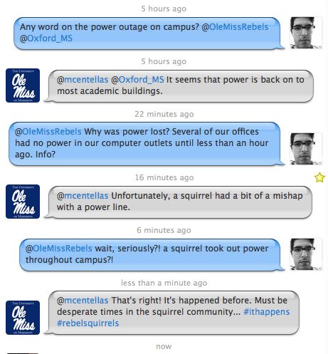 Desperate times for Ole Miss Squirrels... | Scrolller